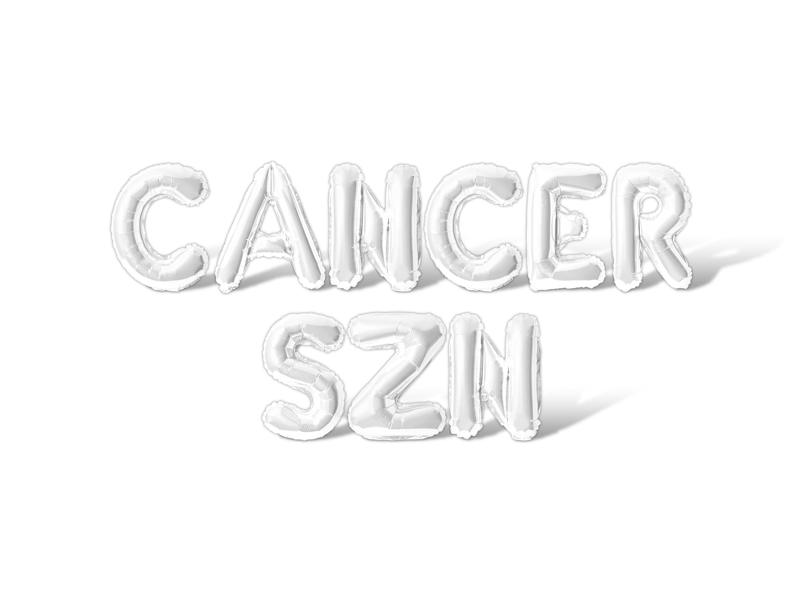 Letter Balloons - CANCER SZN 16" Inch Alphabet Letters Foil Mylar ...