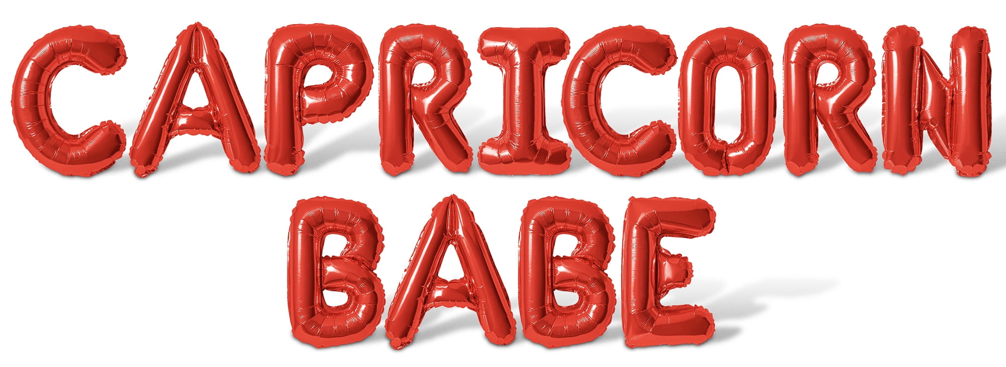 Letter Balloons - CAPRICORN BABE 16" Inch Alphabet Letters Foil Mylar ...