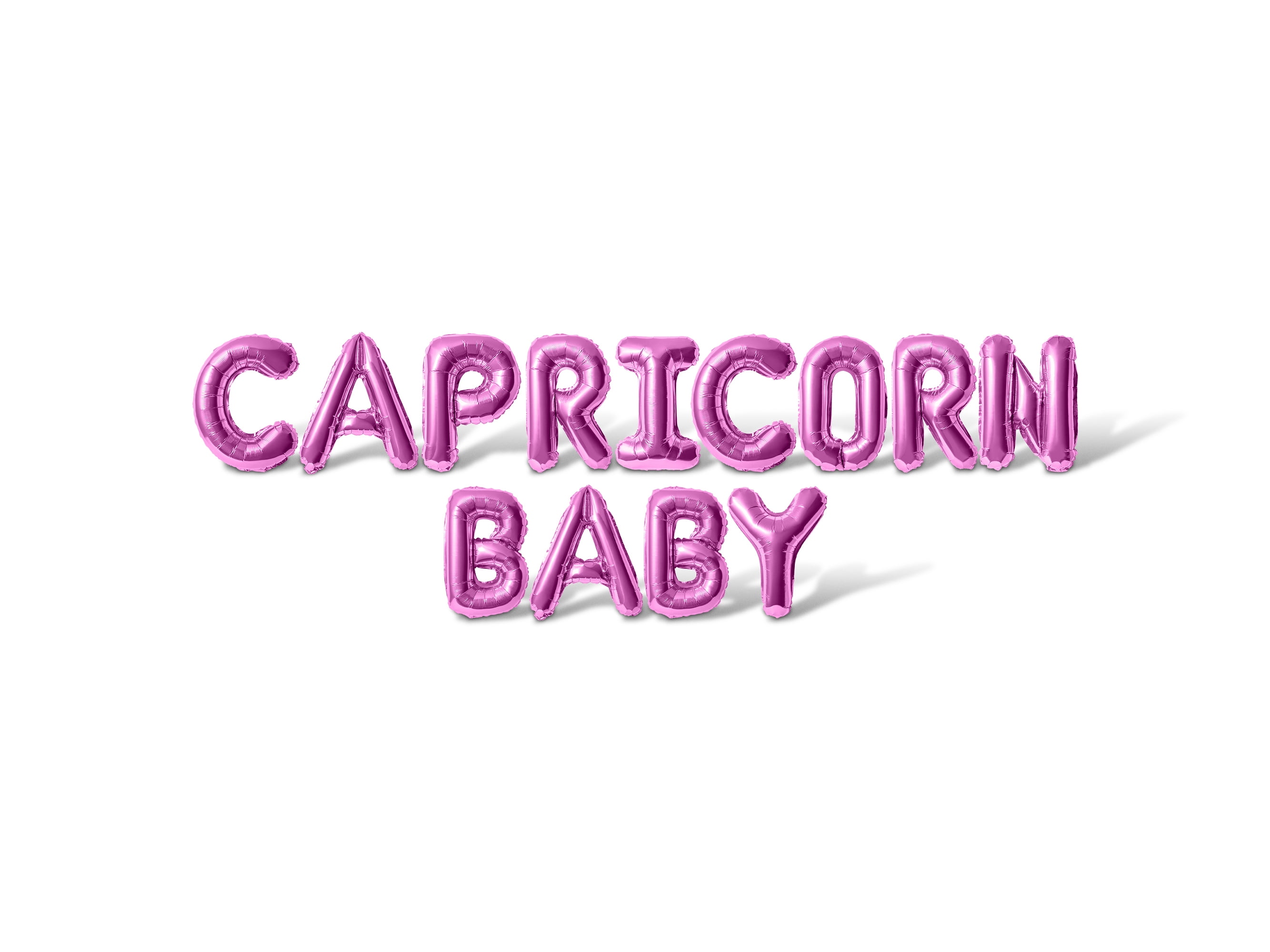 Letter Balloons - CAPRICORN BABY 16" Inch Alphabet Letters Foil Mylar ...