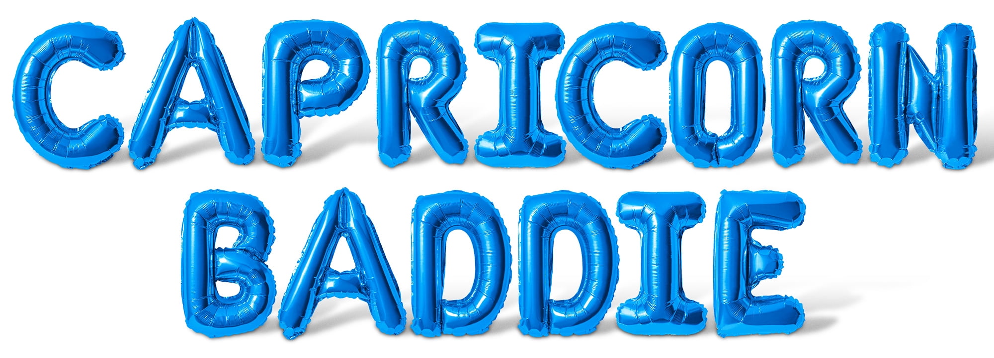 Letter Balloons - CAPRICORN BADDIE 16" Inch Alphabet Letters Foil Mylar ...