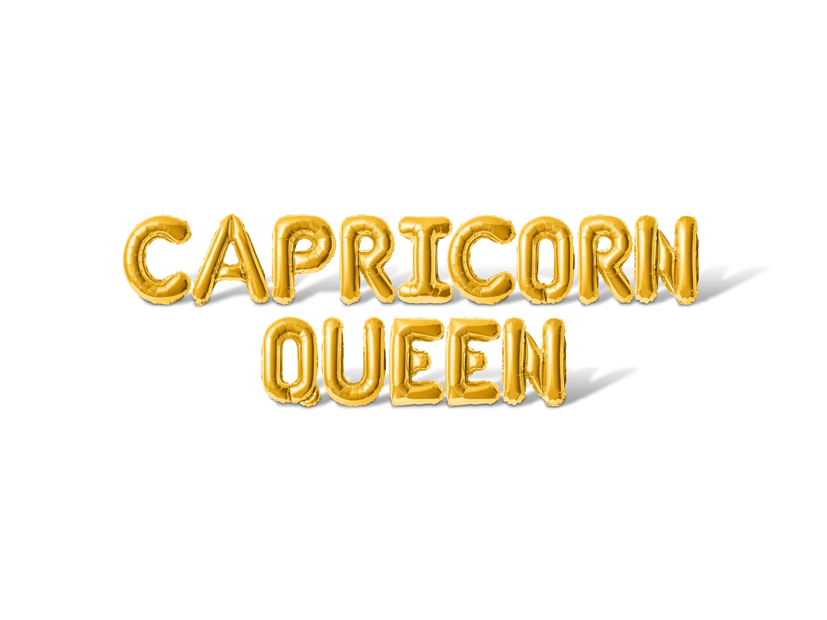 Letter Balloons - CAPRICORN QUEEN 16" Inch Alphabet Letters Foil Mylar ...