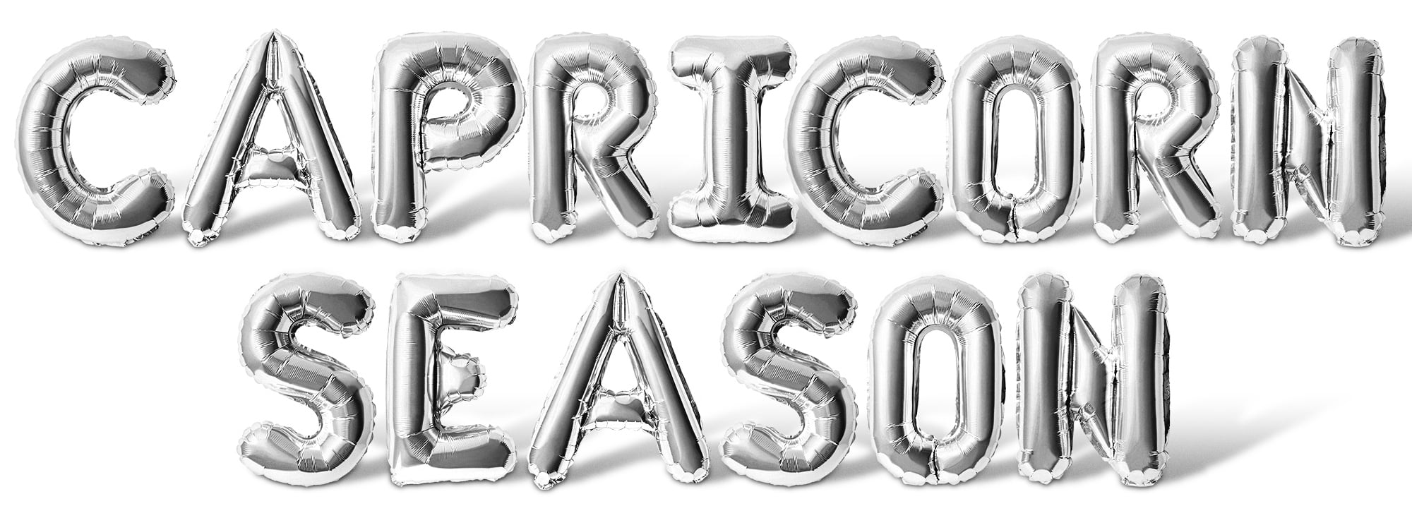 Letter Balloons - CAPRICORN SEASON 16" Inch Alphabet Letters Foil Mylar ...