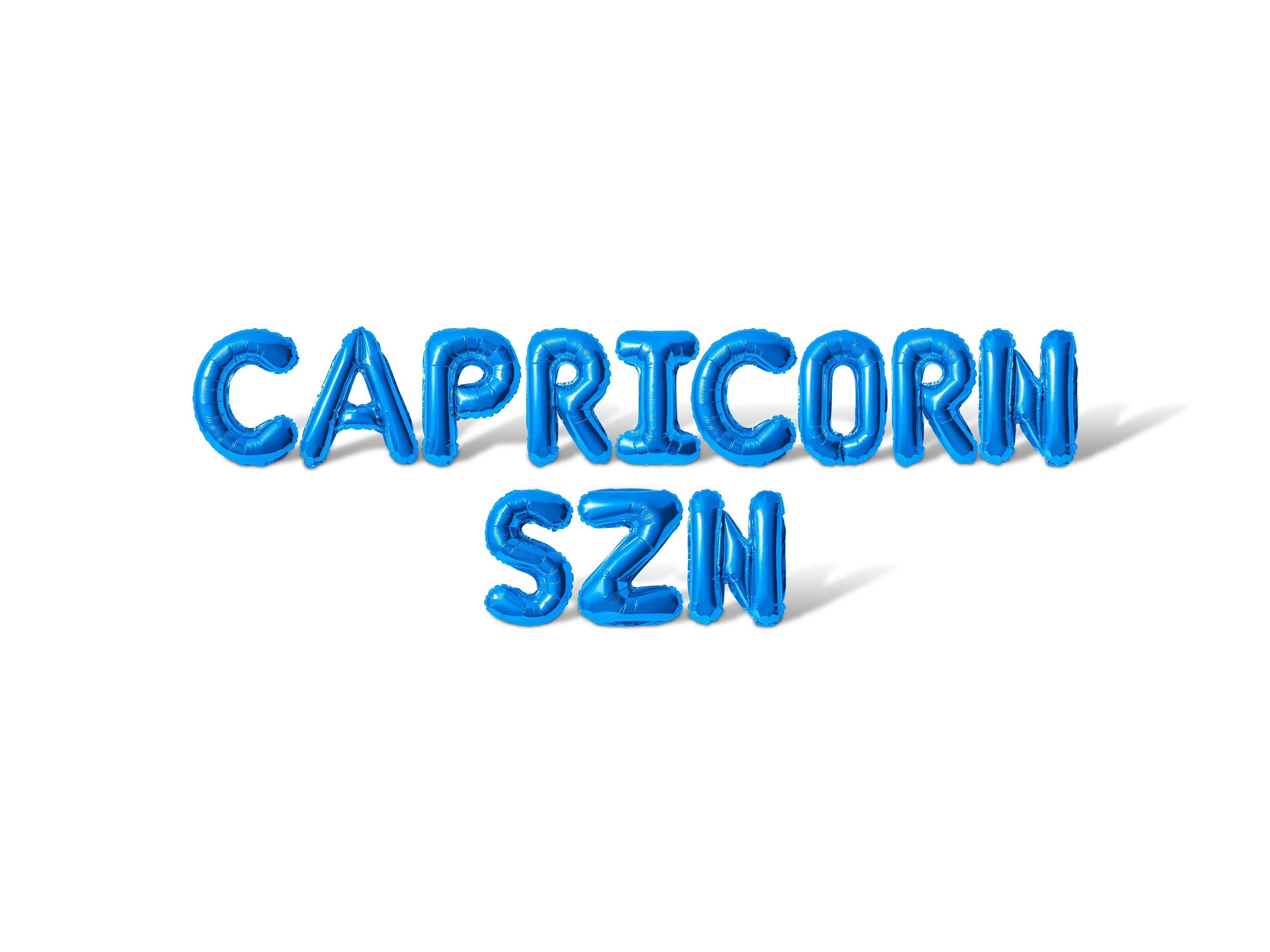 Letter Balloons - CAPRICORN SZN 16" Inch Alphabet Letters Foil Mylar ...