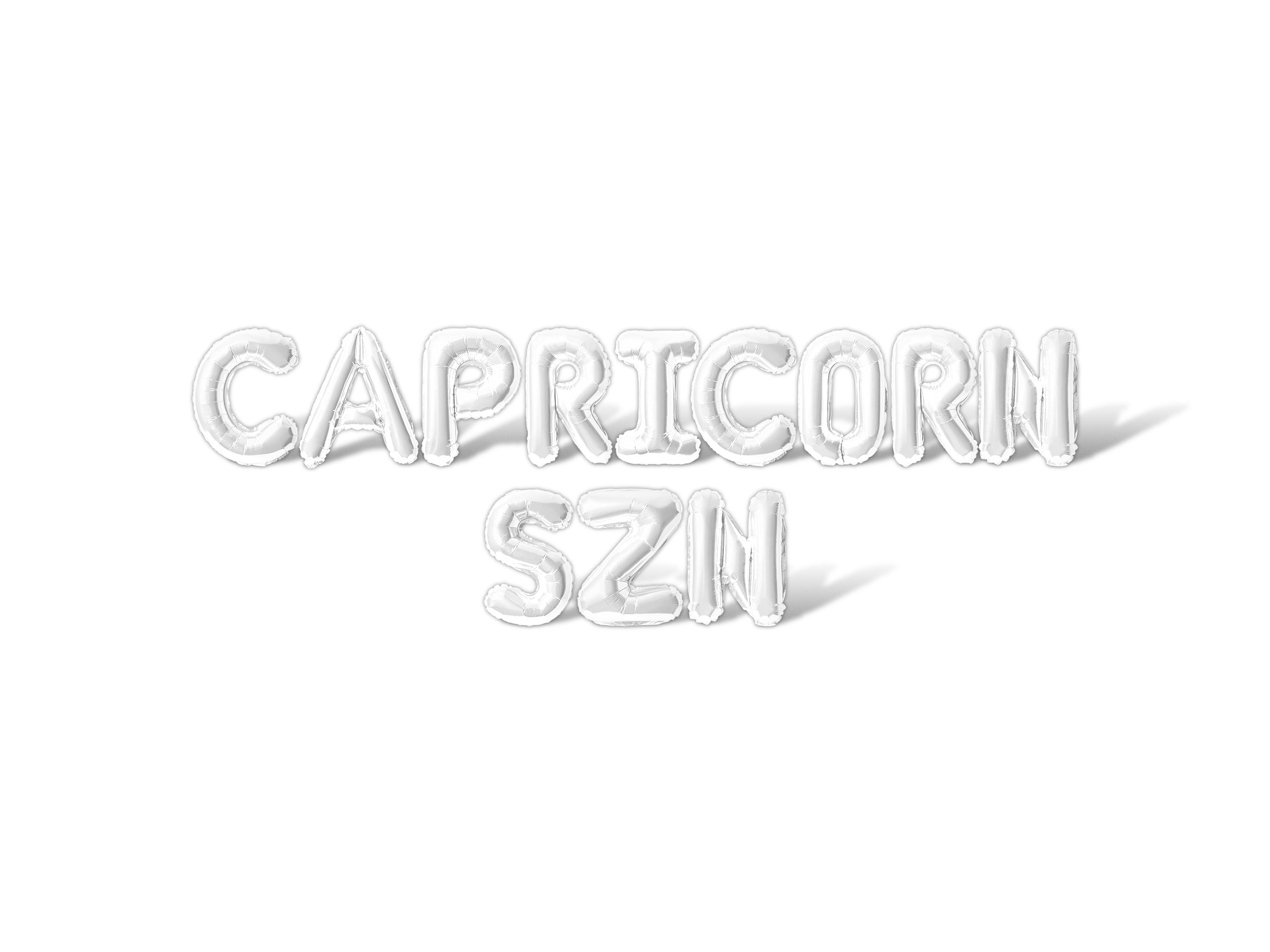 Letter Balloons - CAPRICORN SZN 16" Inch Alphabet Letters Foil Mylar ...