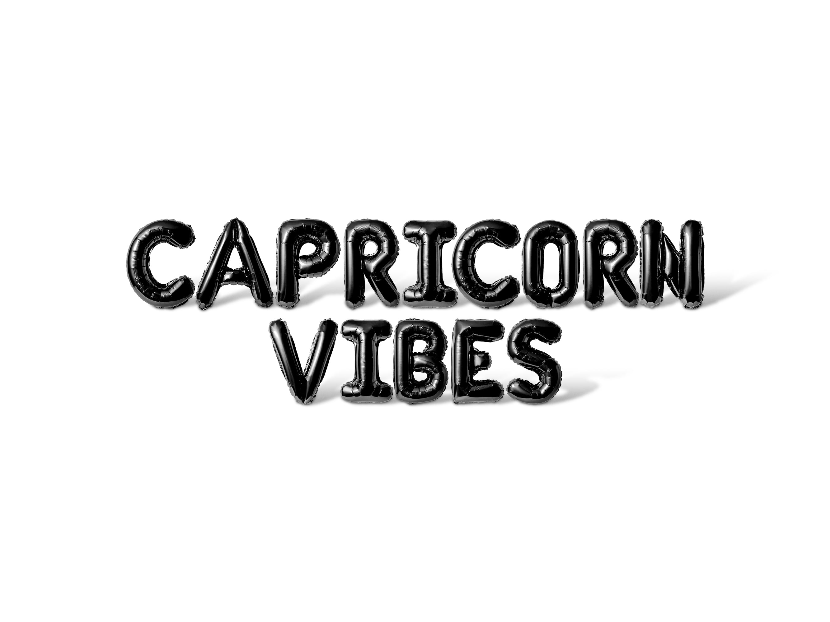 Letter Balloons - CAPRICORN VIBES 16" Inch Alphabet Letters Foil Mylar ...