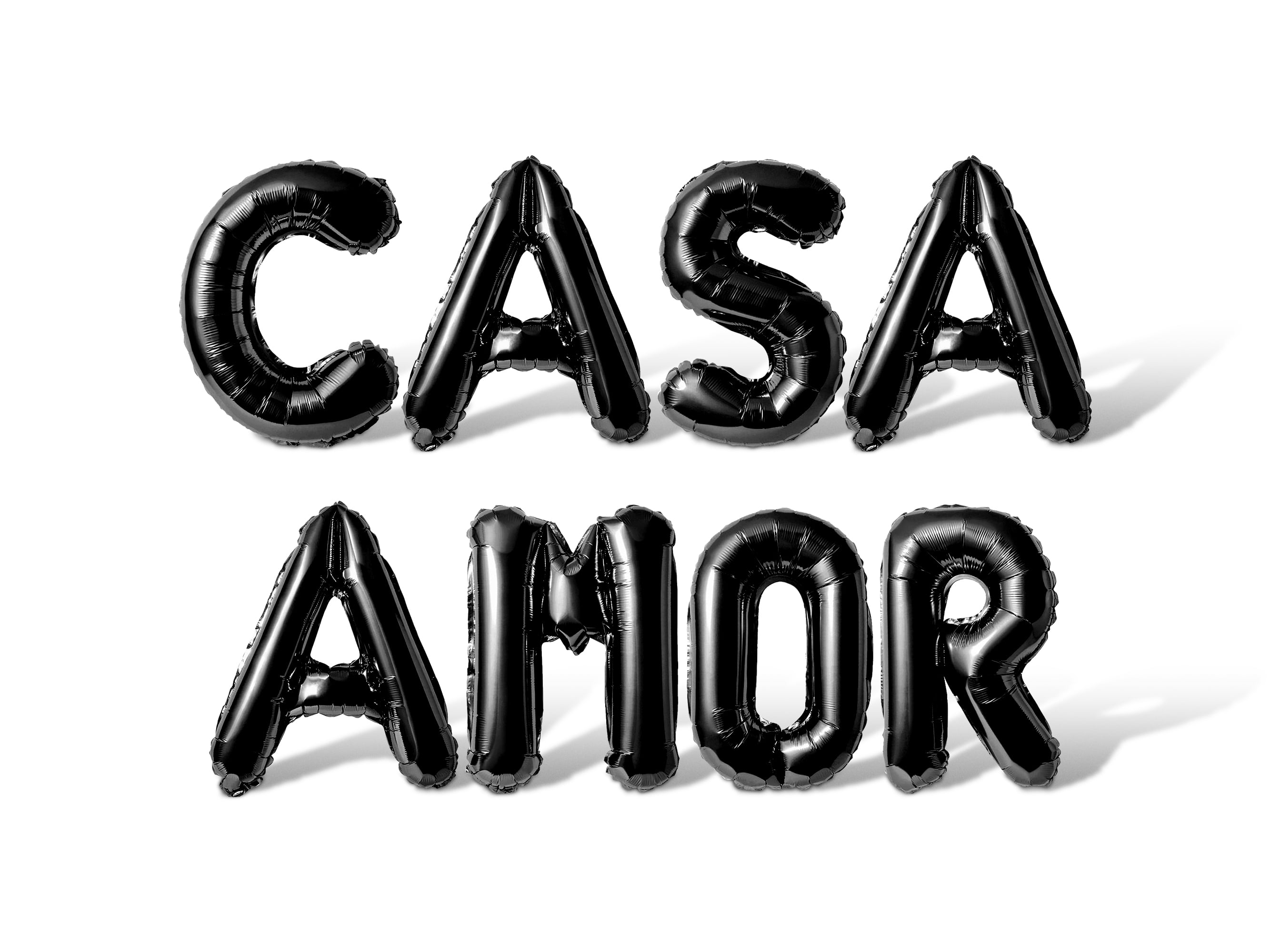 Letter Balloons - CASA AMOR 16" Inch Alphabet Letters Foil Mylar ...