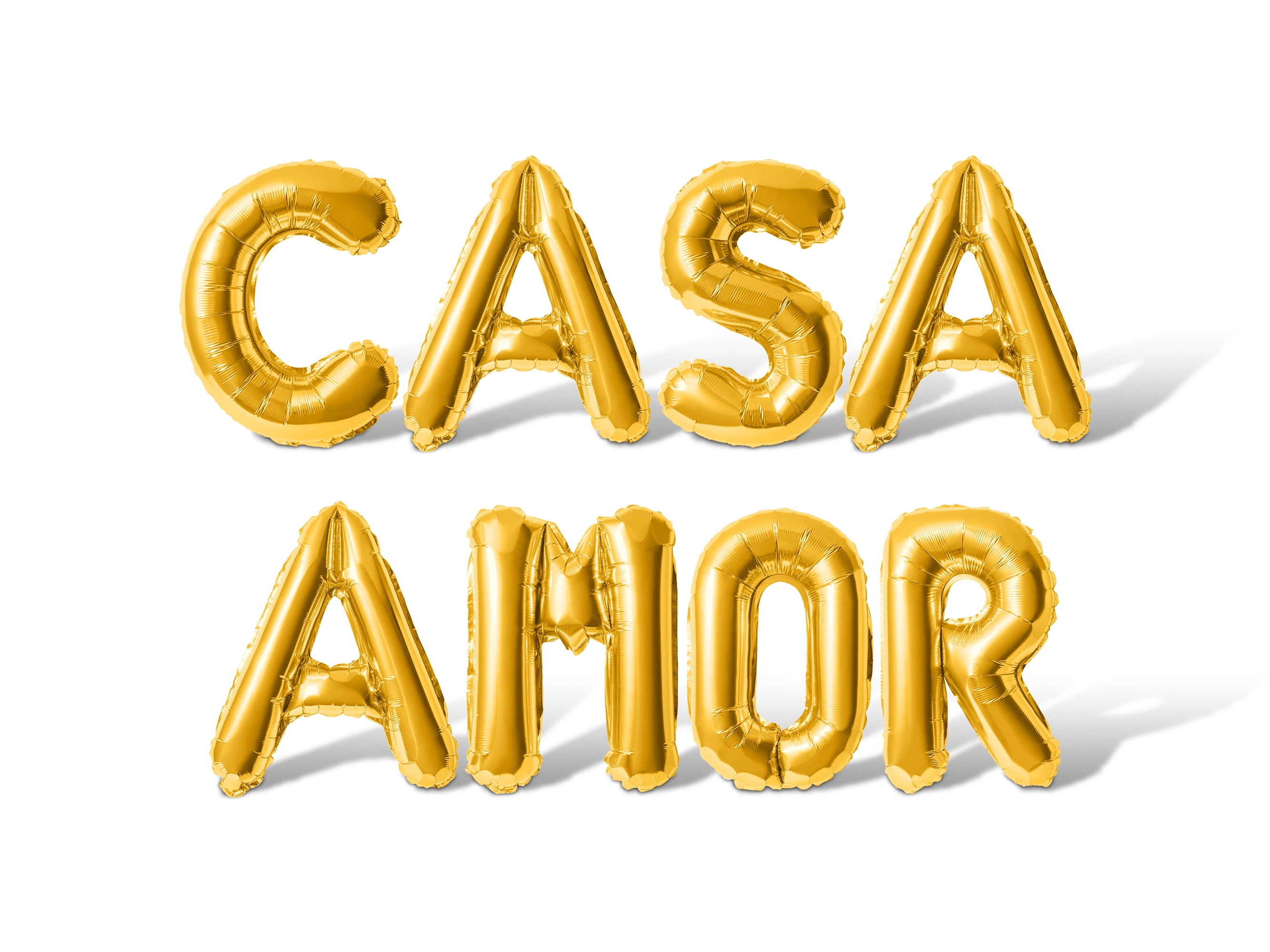 Letter Balloons - CASA AMOR 16" Inch Alphabet Letters Foil Mylar ...