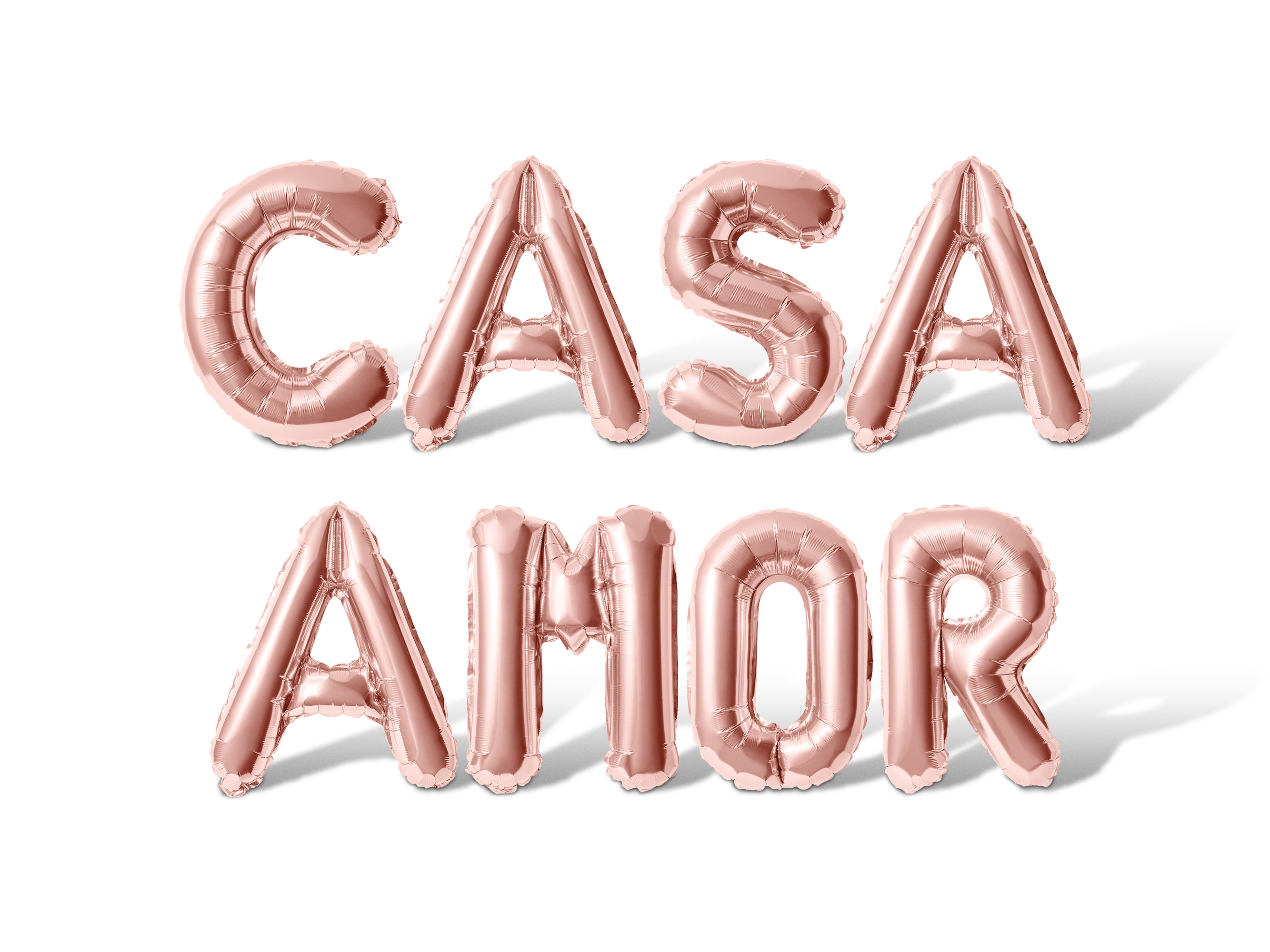 Letter Balloons - CASA AMOR 16" Inch Alphabet Letters Foil Mylar ...