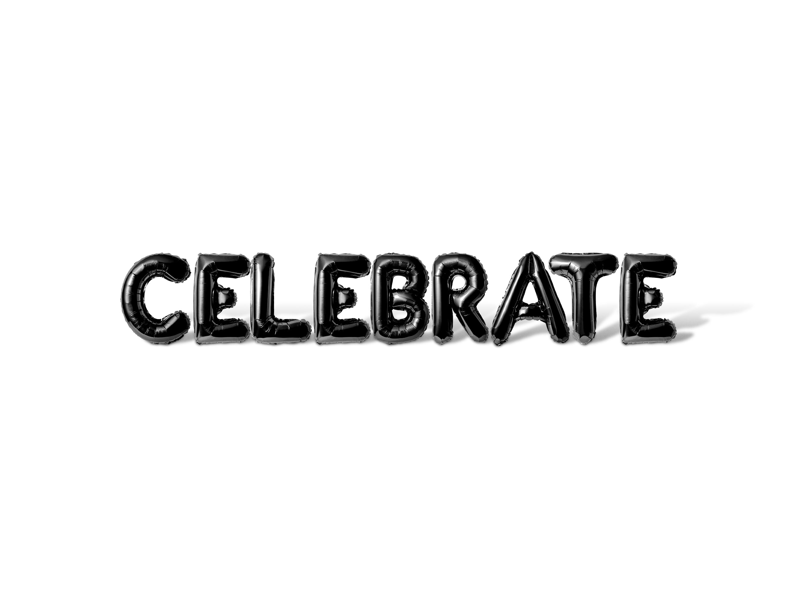 Letter Balloons - CELEBRATE 16" Inch Alphabet Letters Foil Mylar ...
