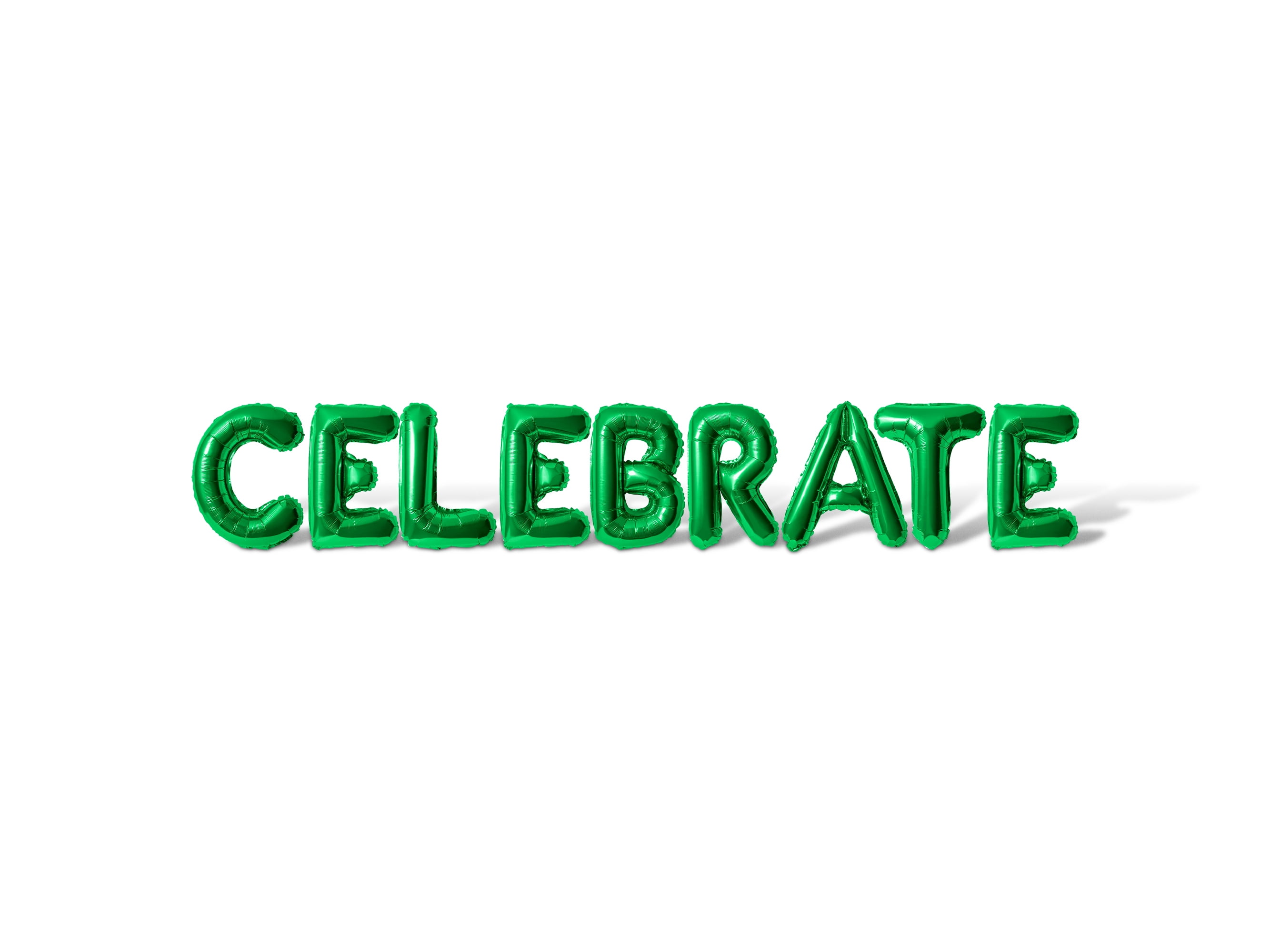 Letter Balloons - CELEBRATE 16" Inch Alphabet Letters Foil Mylar ...