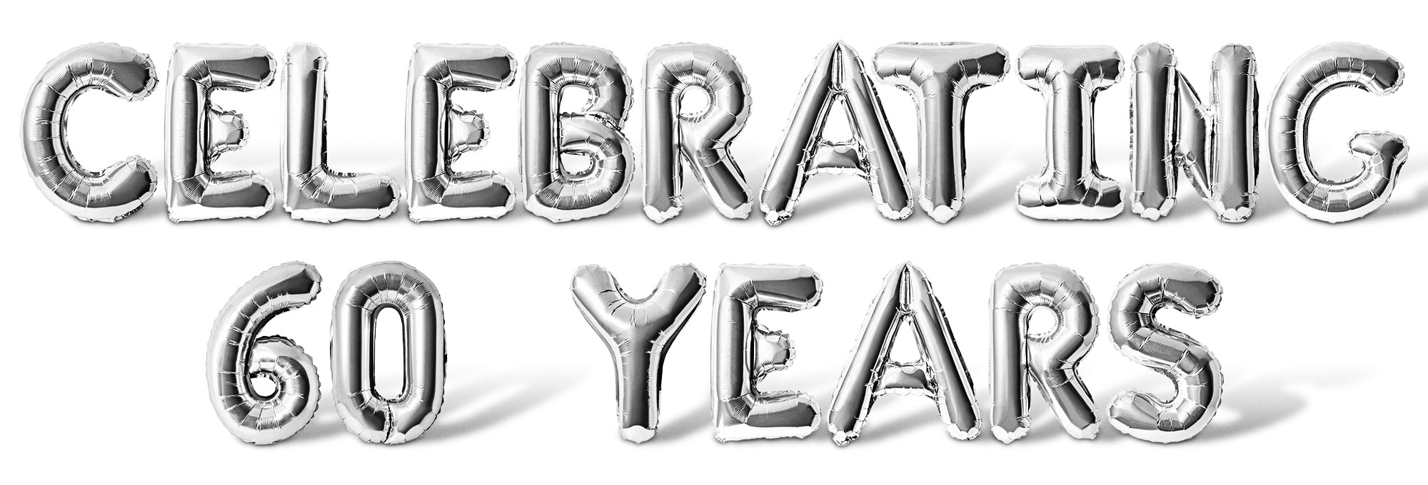Letter Balloons - CELEBRATING 60 YEARS 16" Inch Alphabet Letters Foil ...