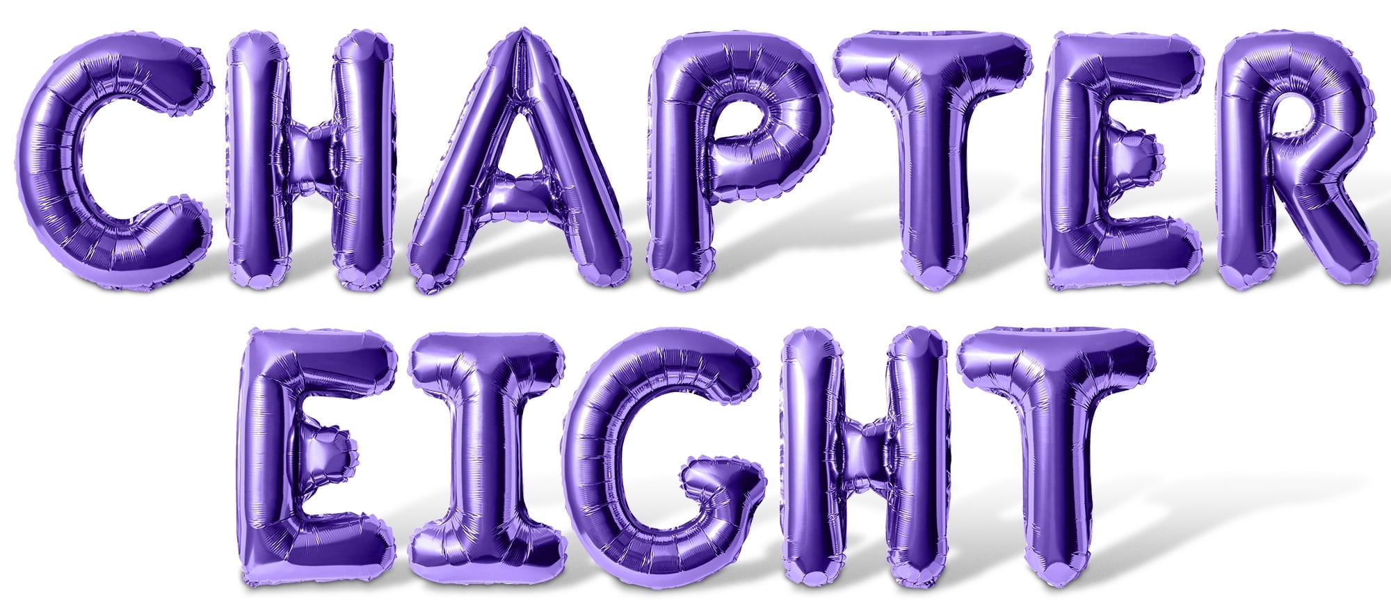 Letter Balloons - CHAPTER EIGHT 16" Inch Alphabet Letters Foil Mylar ...
