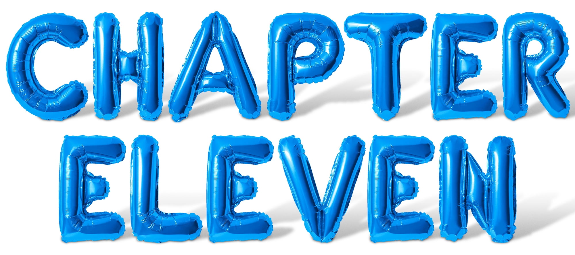 Letter Balloons - CHAPTER ELEVEN 16" Inch Alphabet Letters Foil Mylar ...