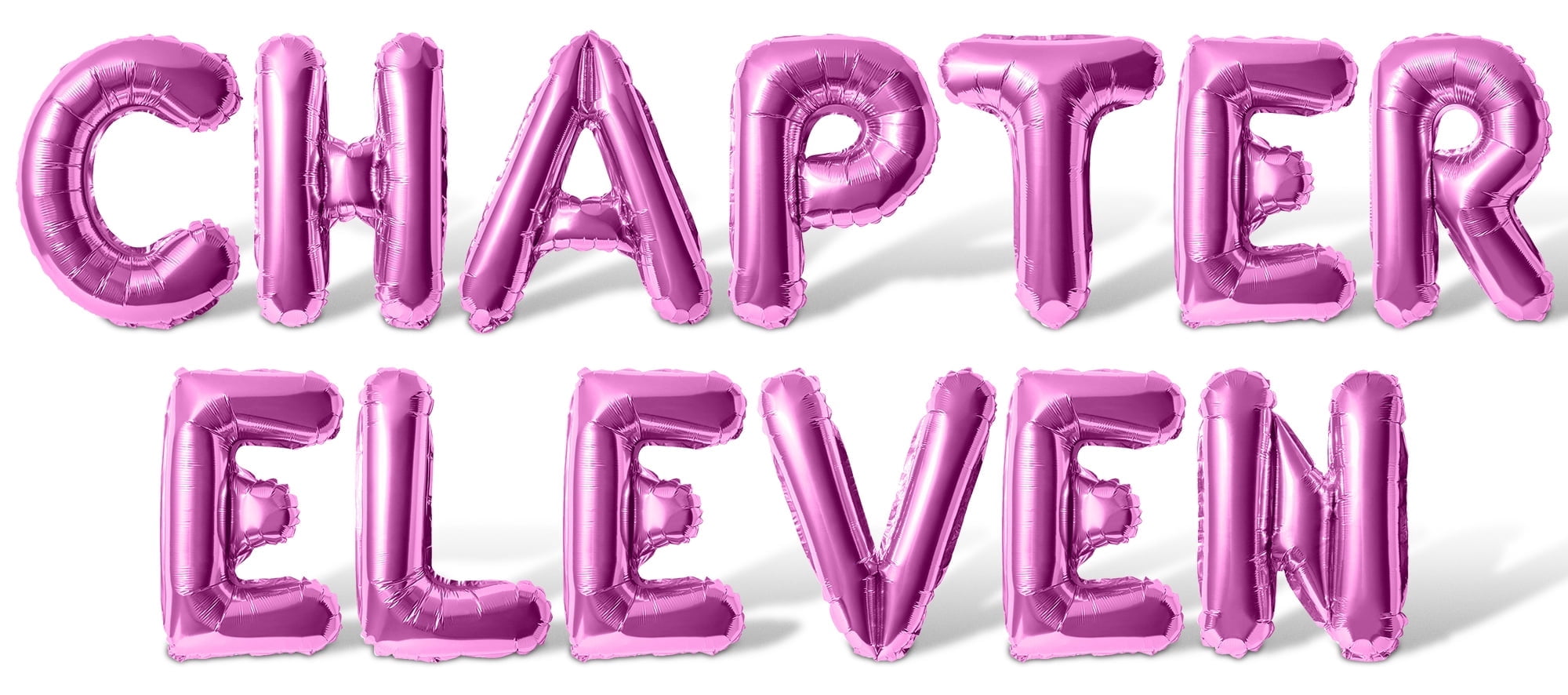 Letter Balloons - CHAPTER ELEVEN 16" Inch Alphabet Letters Foil Mylar ...