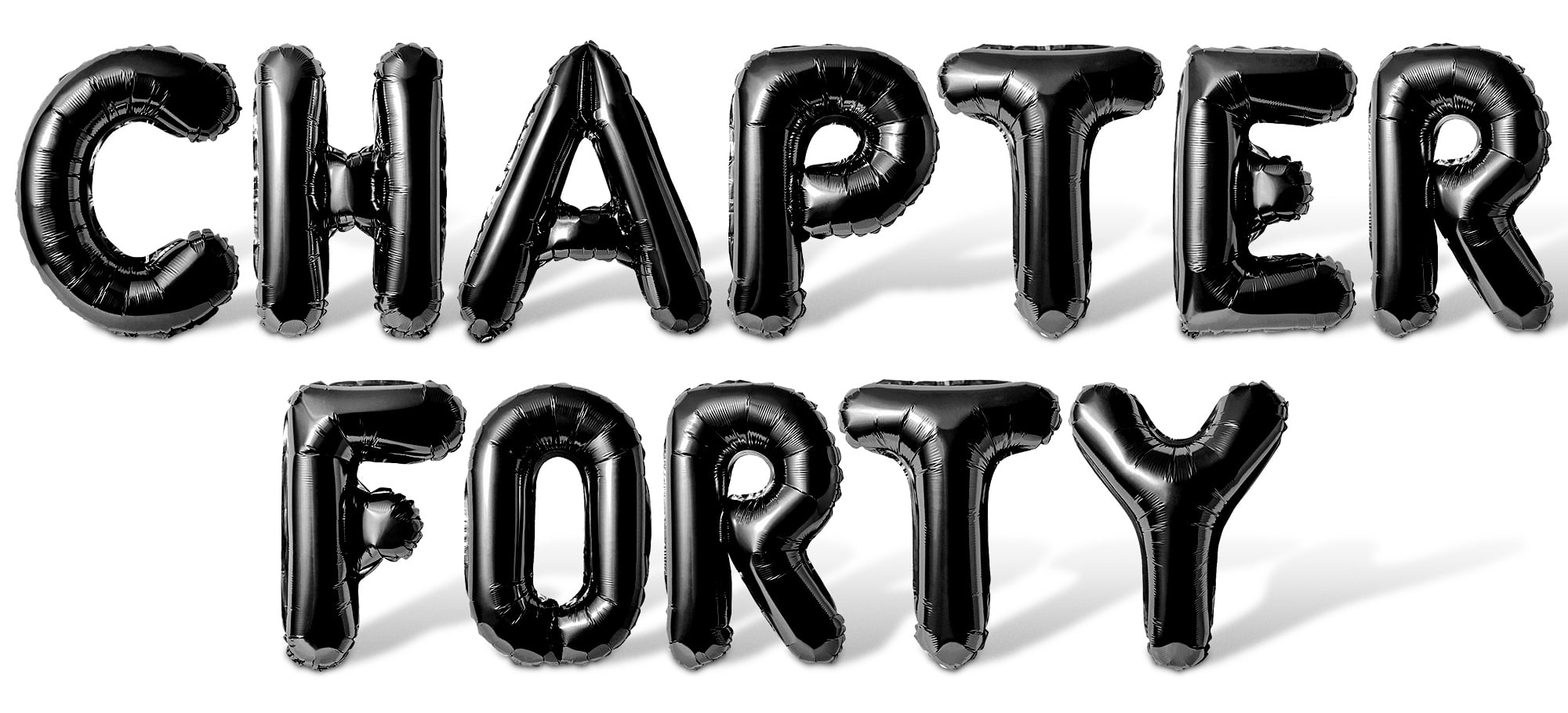 Letter Balloons - CHAPTER FORTY 16" Inch Alphabet Letters Foil Mylar ...