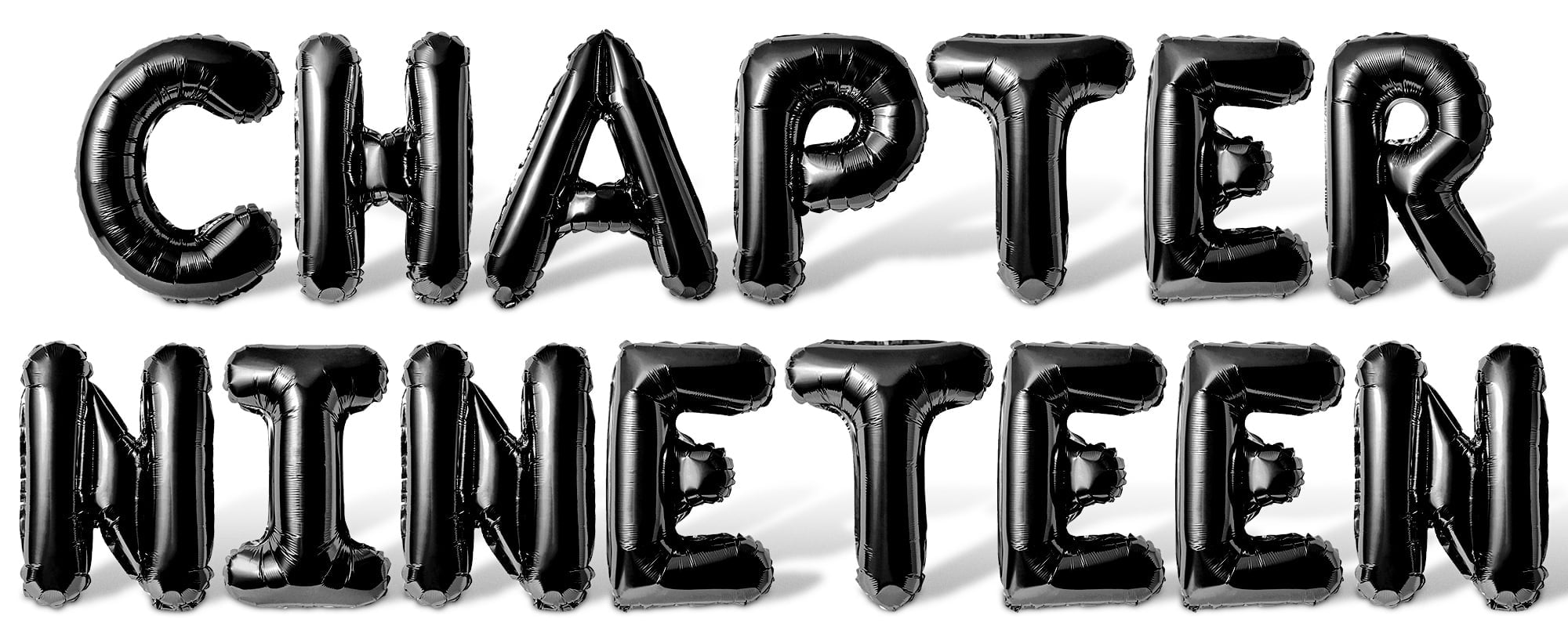 Letter Balloons - CHAPTER NINETEEN 16" Inch Alphabet Letters Foil Mylar ...
