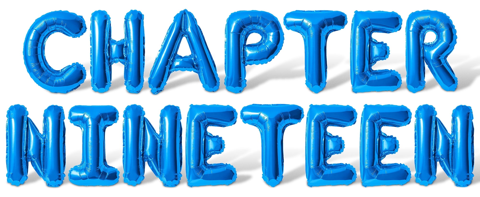 Letter Balloons - CHAPTER NINETEEN 16" Inch Alphabet Letters Foil Mylar ...