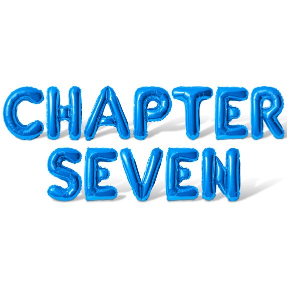 Letter Balloons - CHAPTER SEVEN 16" Inch Alphabet Letters Foil Mylar ...