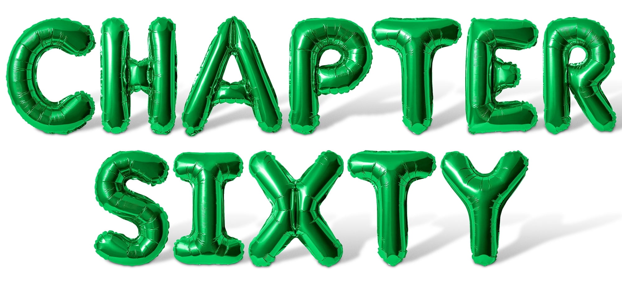 Letter Balloons - CHAPTER SIXTY 16" Inch Alphabet Letters Foil Mylar ...