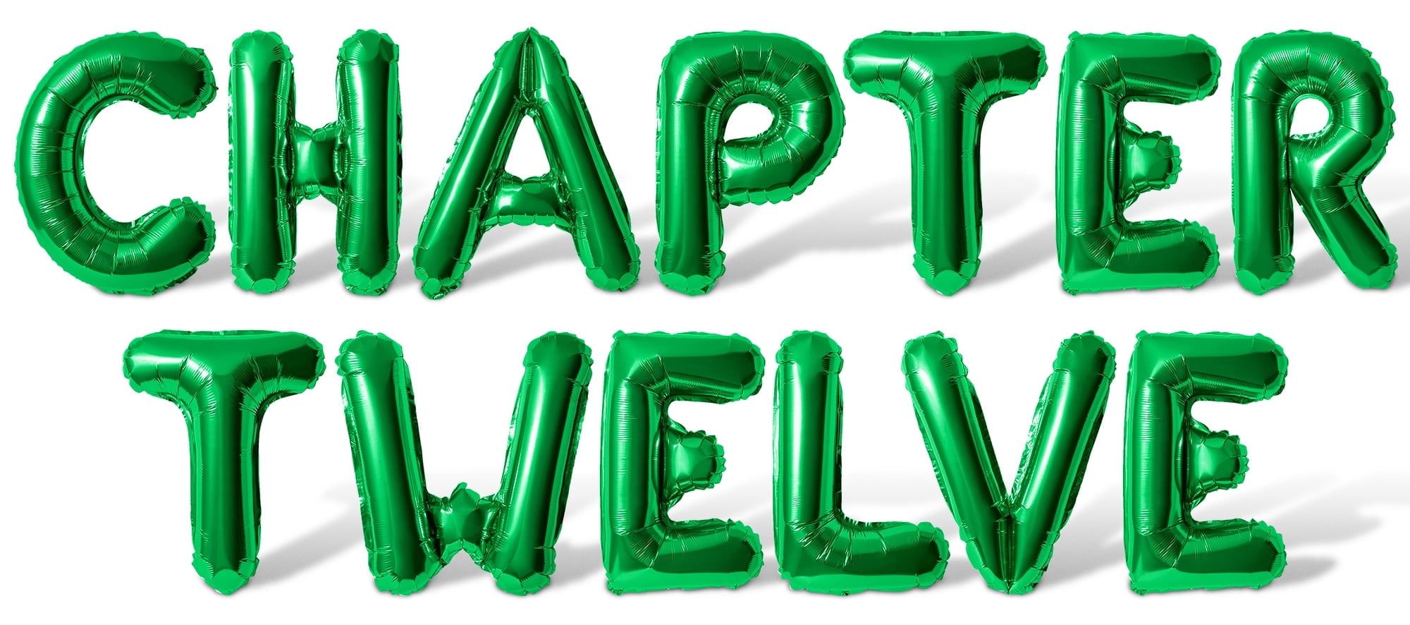 Letter Balloons - CHAPTER TWELVE 16" Inch Alphabet Letters Foil Mylar ...