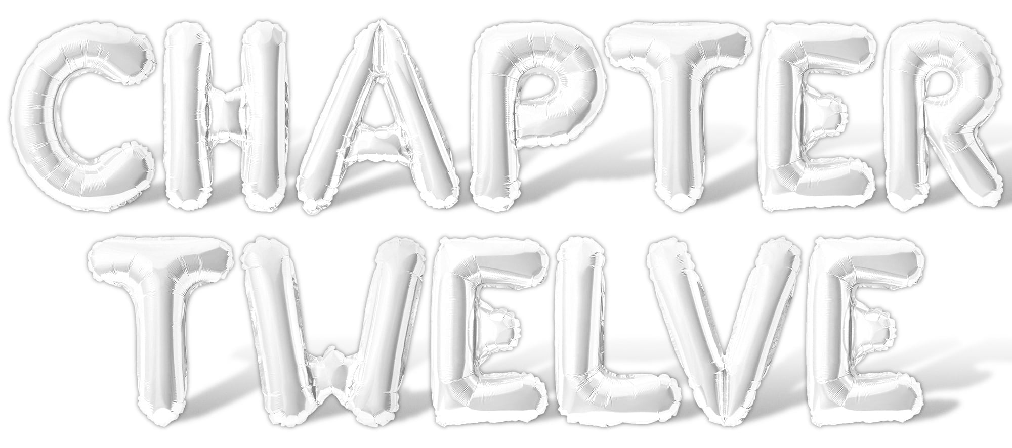 Letter Balloons - CHAPTER TWELVE 16" Inch Alphabet Letters Foil Mylar ...