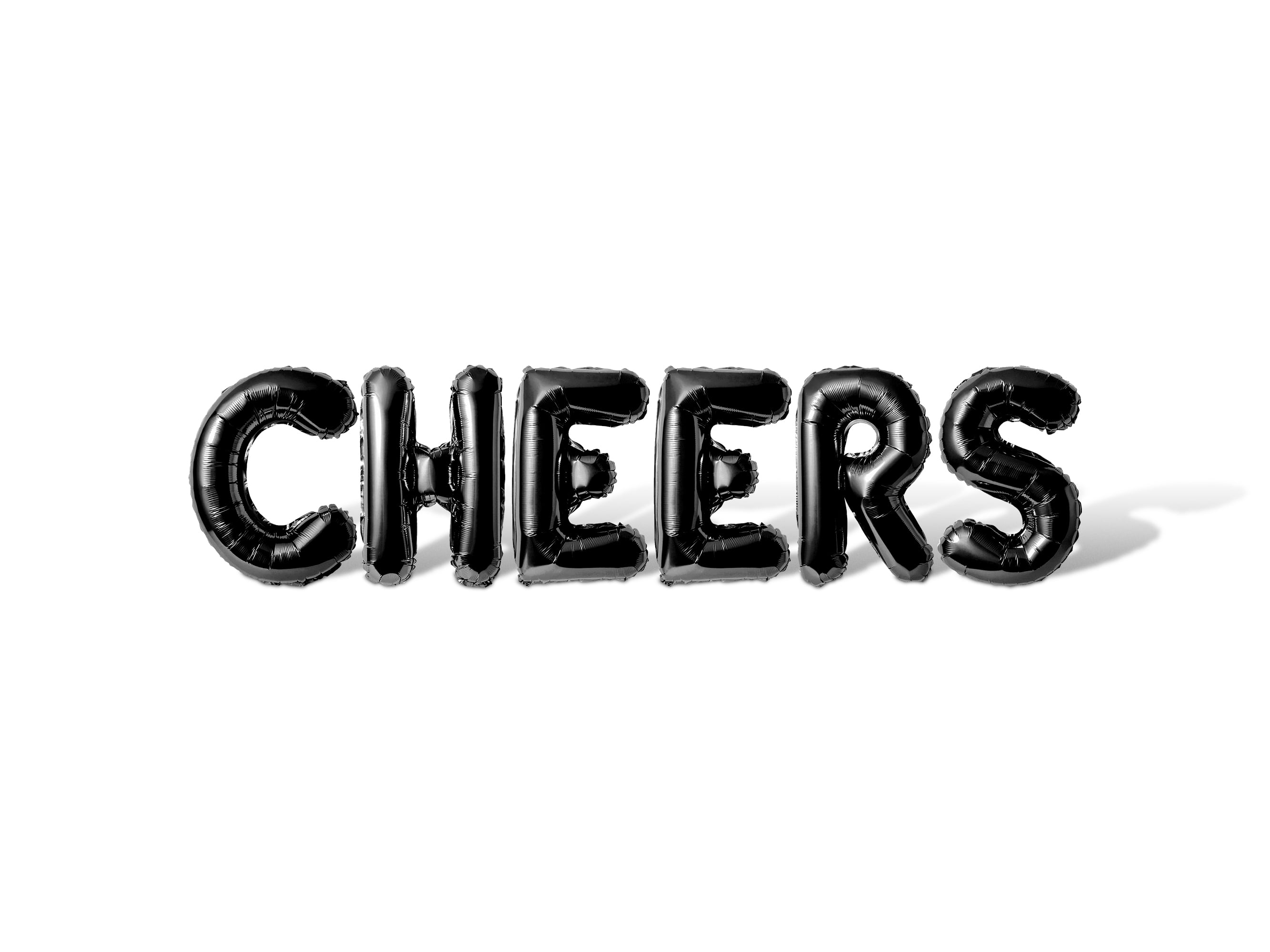 Letter Balloons - CHEERS 16" Inch Alphabet Letters Foil Mylar Balloon ...