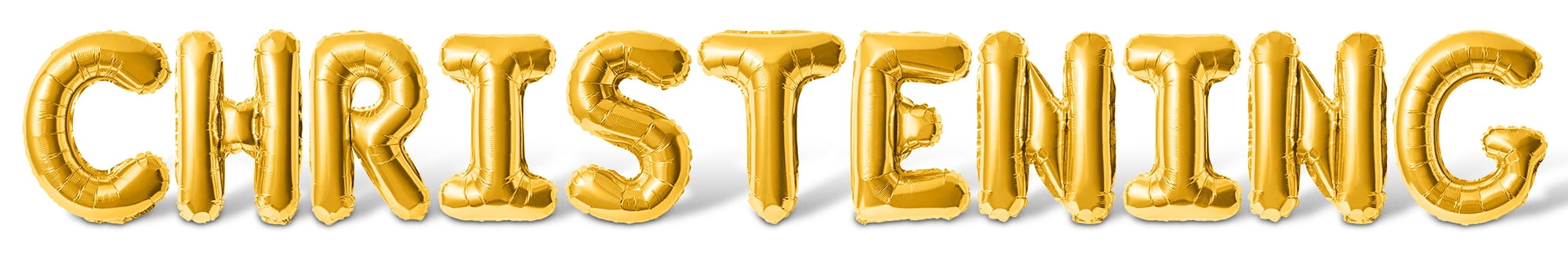 Letter Balloons - CHRISTENING 16" Inch Alphabet Letters Foil Mylar ...