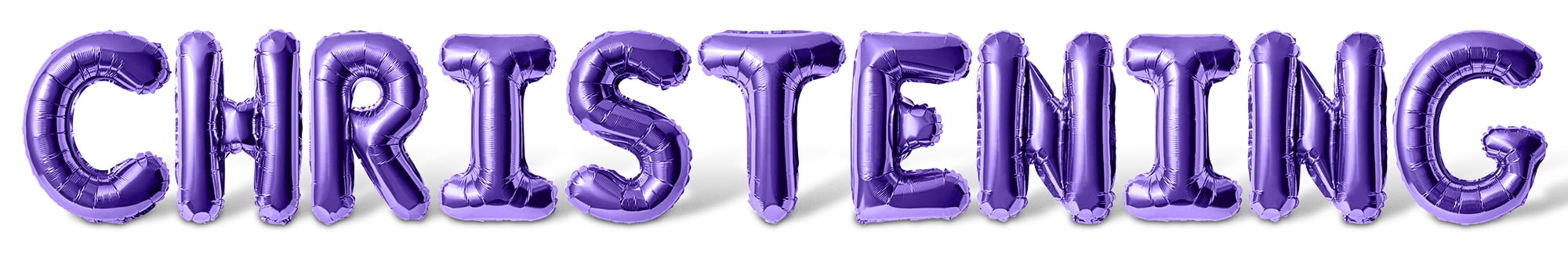 Letter Balloons - CHRISTENING 16" Inch Alphabet Letters Foil Mylar ...