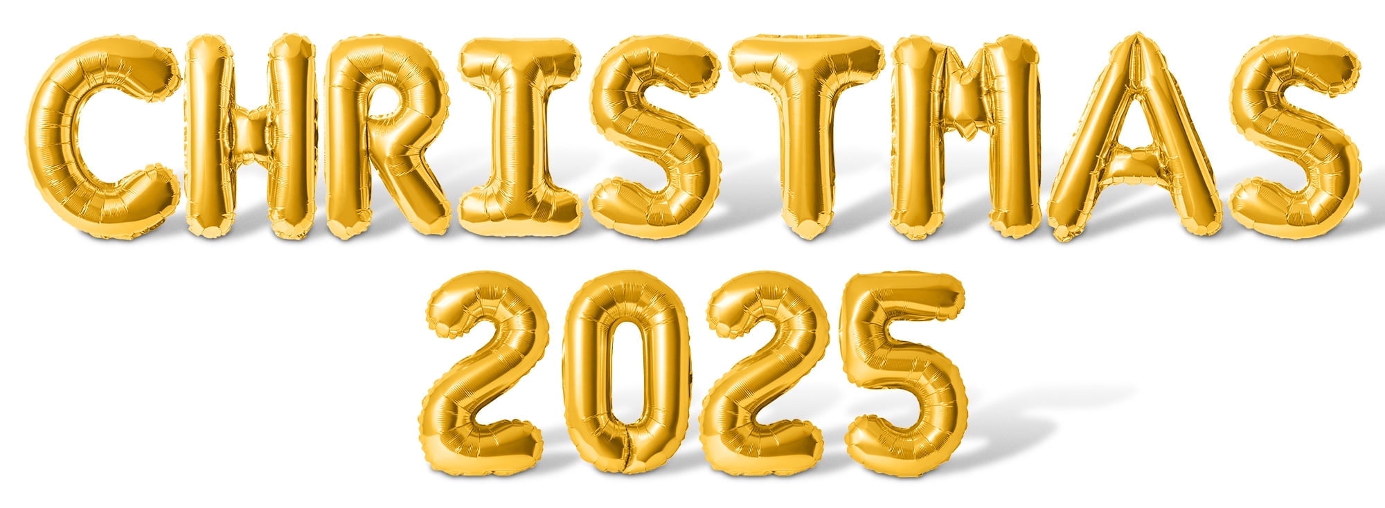 Letter Balloons - CHRISTMAS 2025 16" Inch Alphabet Letters Foil Mylar ...