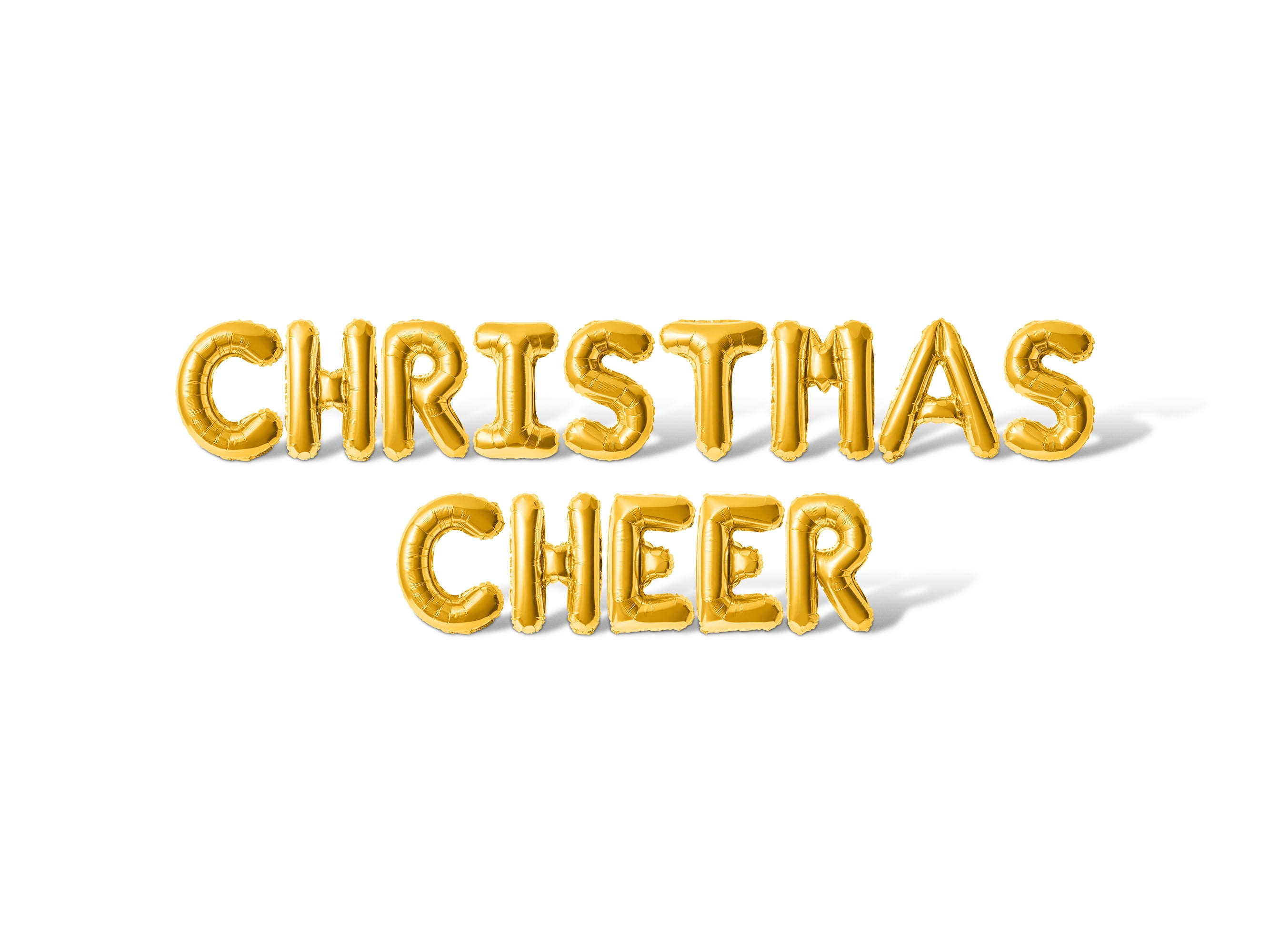 Letter Balloons - CHRISTMAS CHEER 16" Inch Alphabet Letters Foil Mylar ...