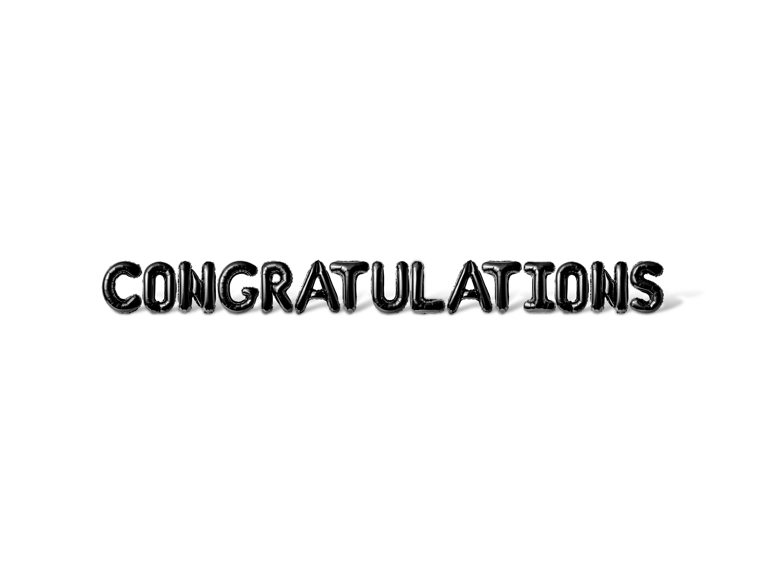 Letter Balloons - CONGRATULATIONS 16" Inch Alphabet Letters Foil Mylar ...
