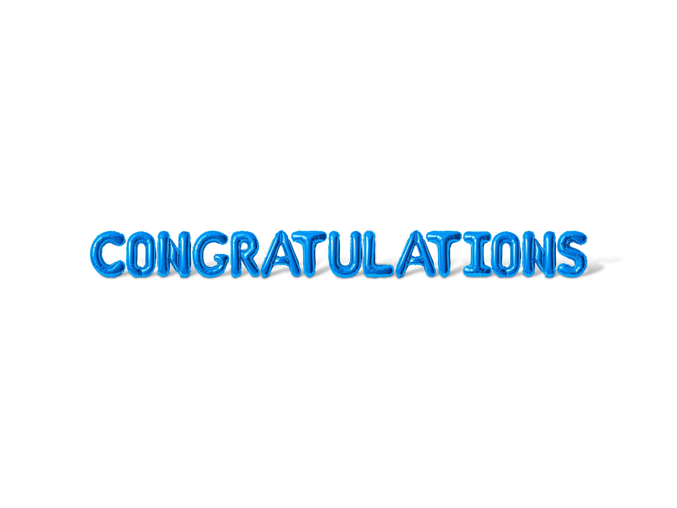 Letter Balloons - CONGRATULATIONS 16" Inch Alphabet Letters Foil Mylar ...