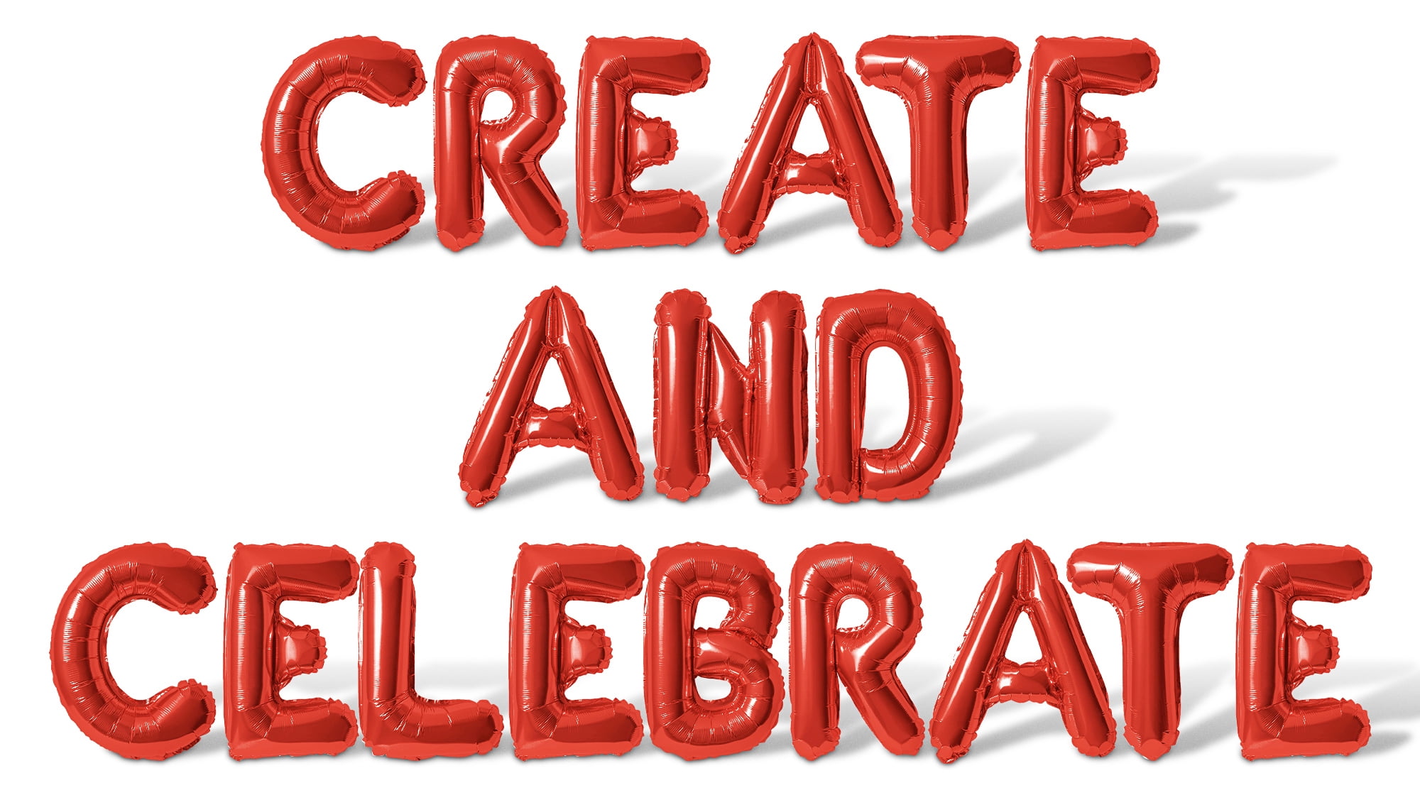 Letter Balloons - CREATE AND CELEBRATE 16" Inch Alphabet Letters Foil ...