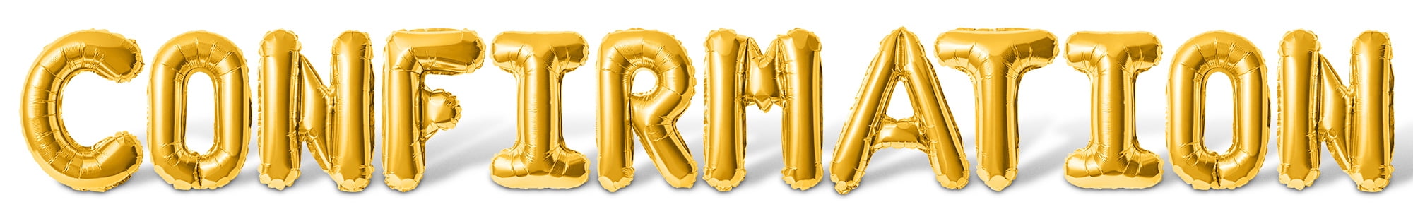 Letter Balloons - Confirmation 16" Inch Alphabet Letters Foil Mylar ...