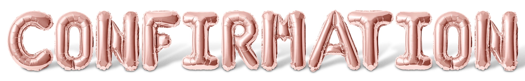 Letter Balloons - Confirmation 16" Inch Alphabet Letters Foil Mylar ...