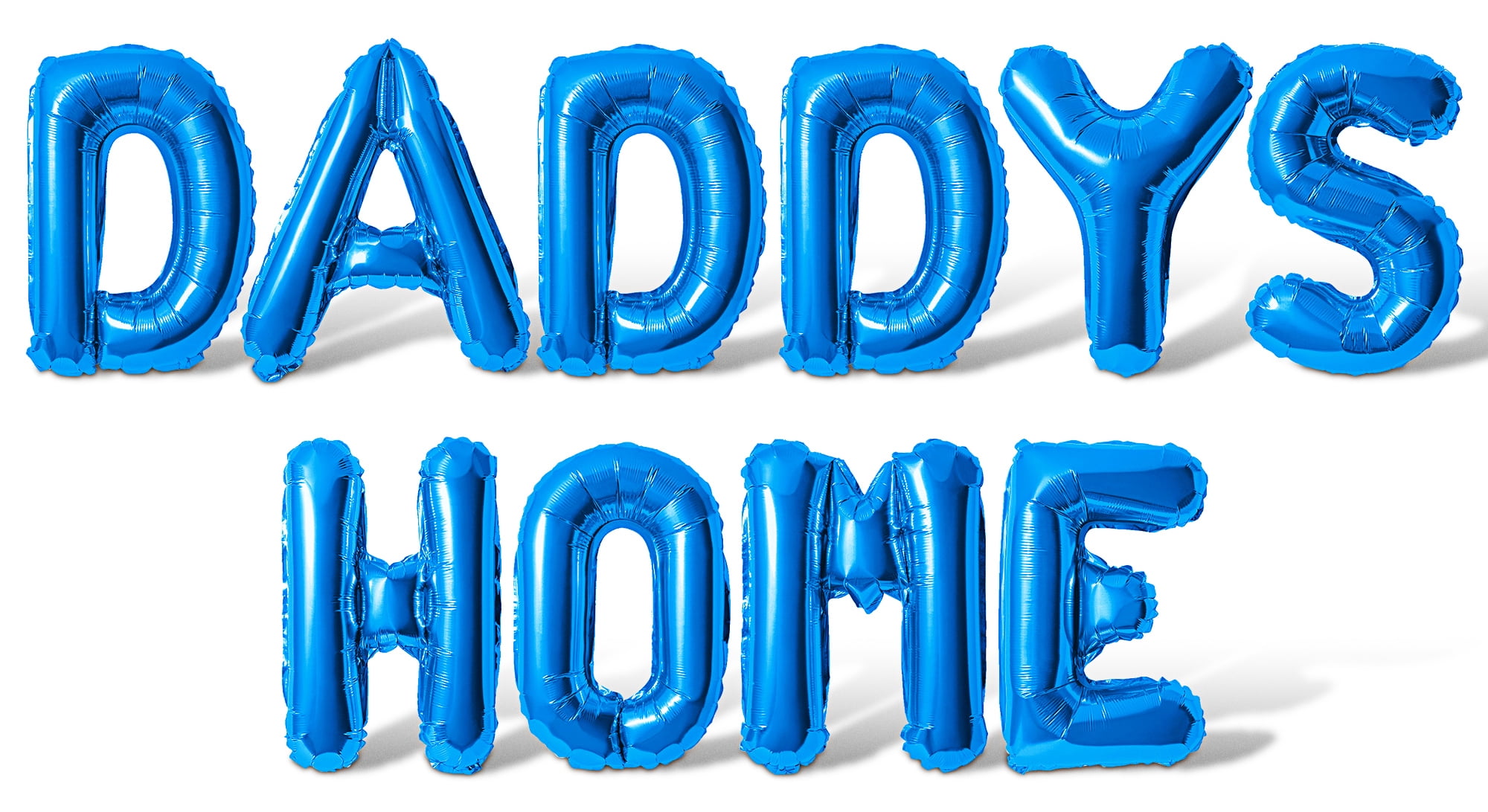 Letter Balloons - DADDYS HOME 16" Inch Alphabet Letters Foil Mylar ...