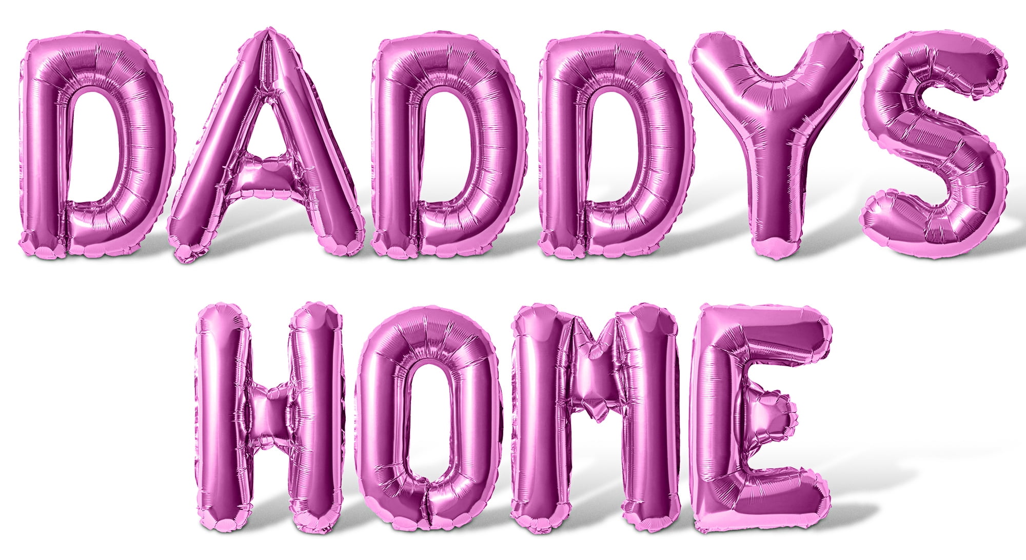 Letter Balloons - DADDYS HOME 16" Inch Alphabet Letters Foil Mylar ...