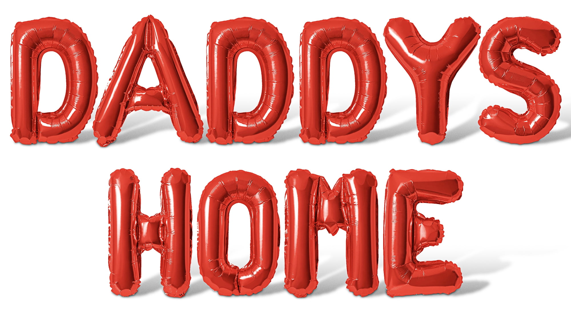 Letter Balloons - DADDYS HOME 16" Inch Alphabet Letters Foil Mylar ...