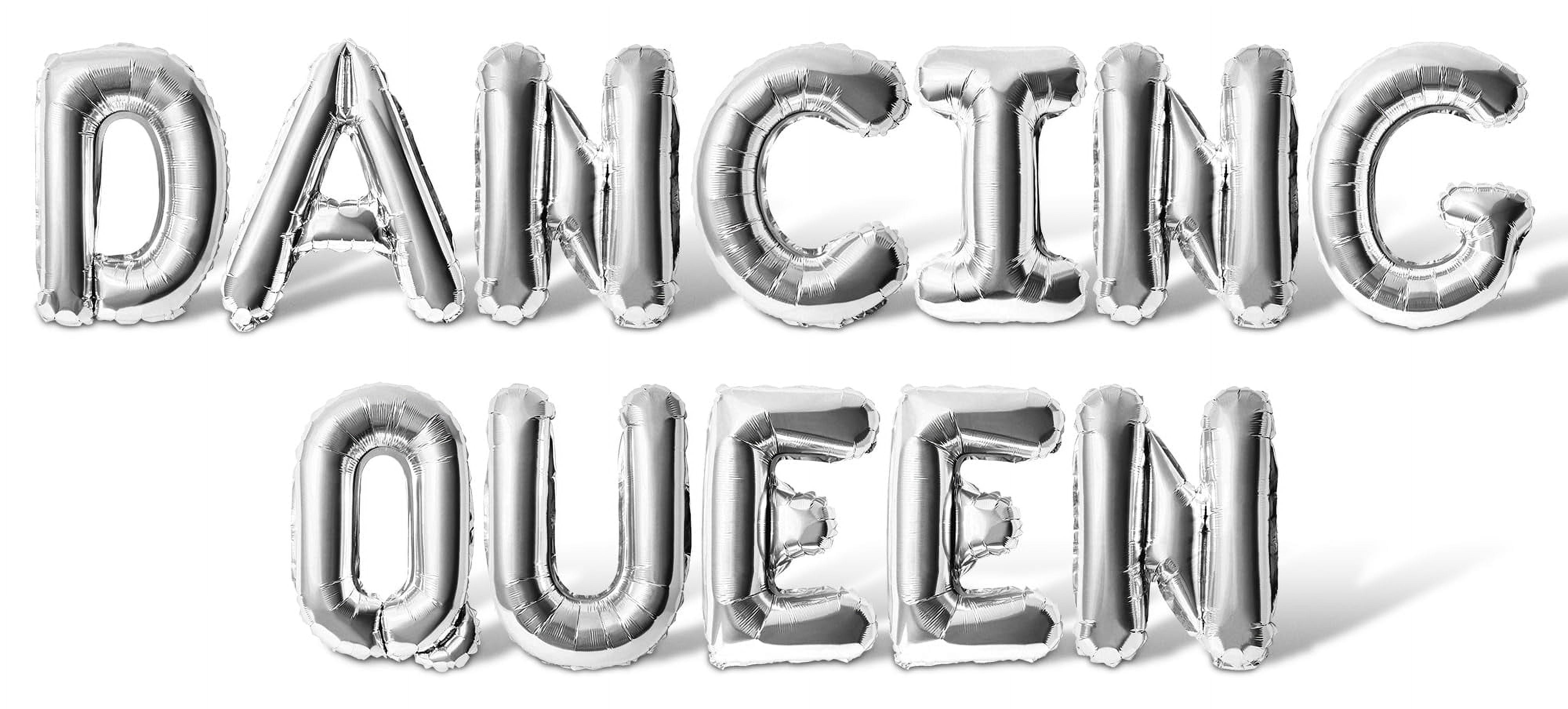 Letter Balloons - DANCING KEF16 QUEEN 16" Inch Alphabet Letters Foil ...