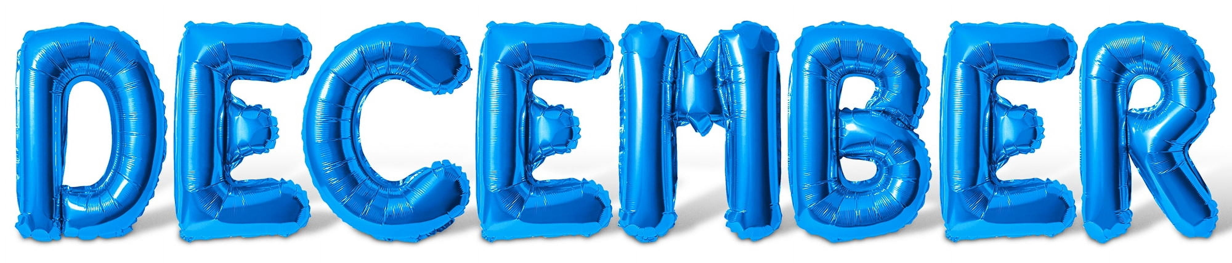 Letter Balloons - DECEMBER 16" Inch Alphabet Letters Foil Mylar Balloon ...