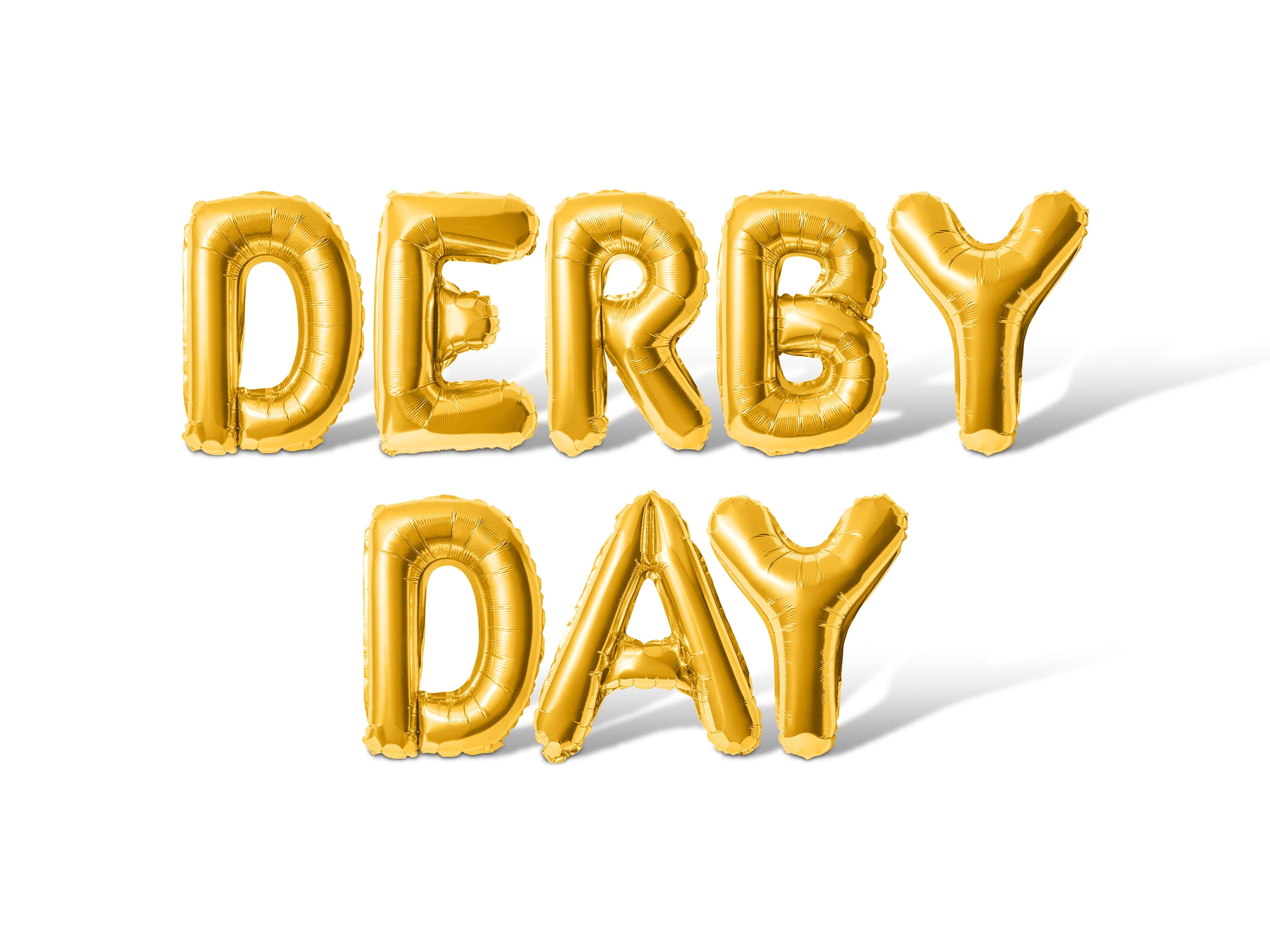 Letter Balloons - DERBY DAY 16" Inch Alphabet Letters Foil Mylar ...