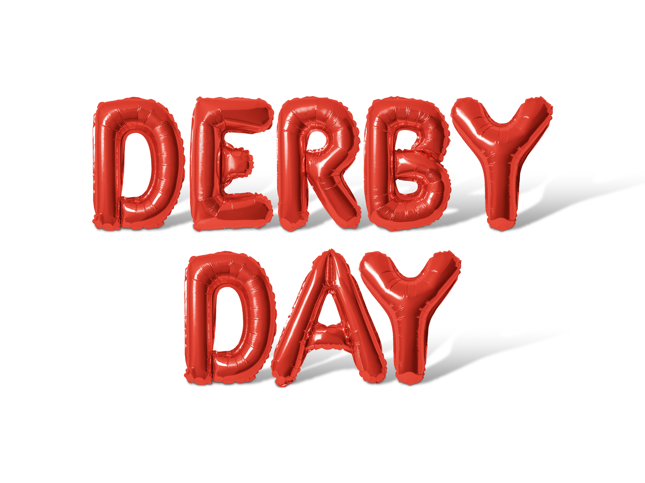 Letter Balloons - DERBY DAY 16" Inch Alphabet Letters Foil Mylar ...