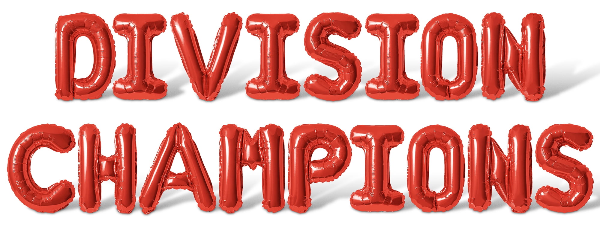 Letter Balloons - DIVISION CHAMPIONS 16" Inch Alphabet Letters Foil ...