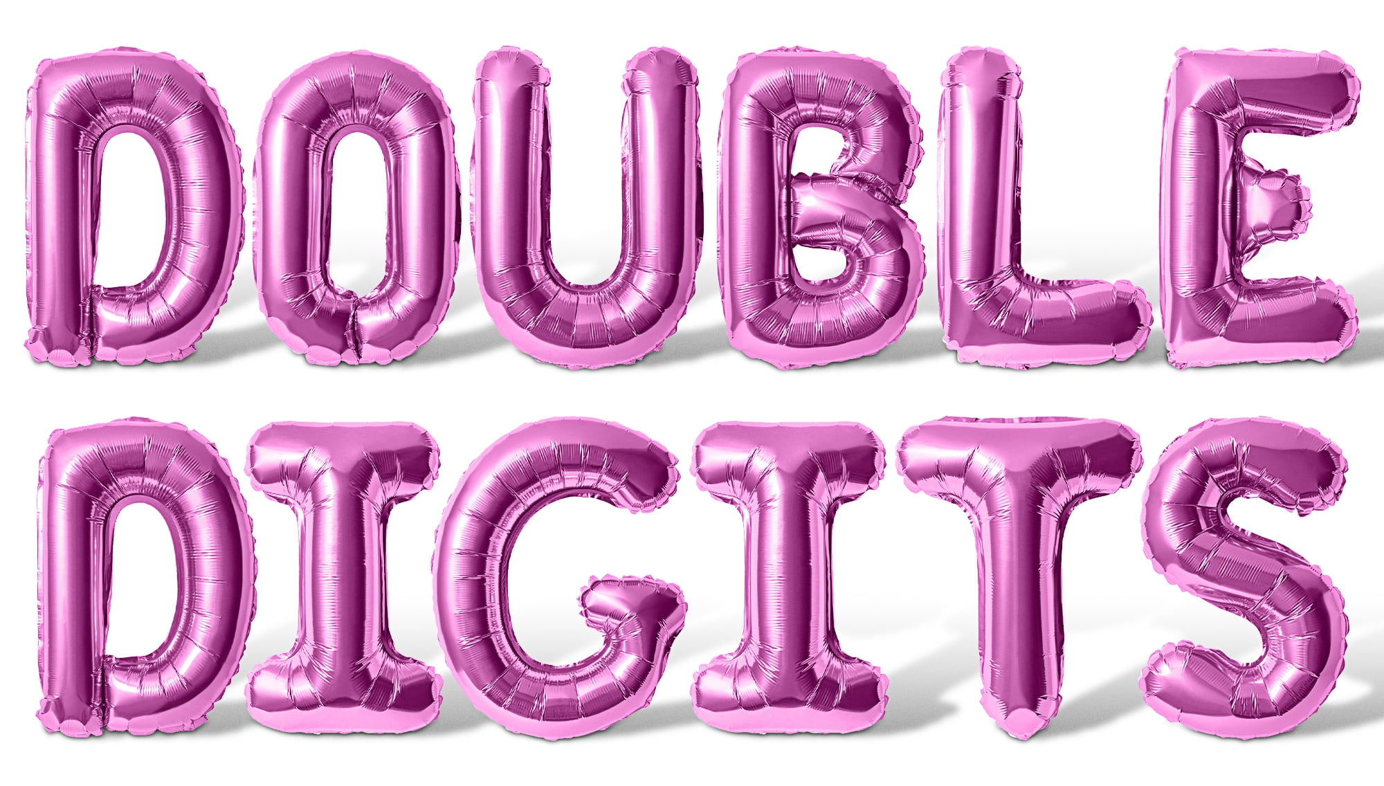 Letter Balloons - DOUBLE DIGITS 16" Inch Alphabet Letters Foil Mylar ...