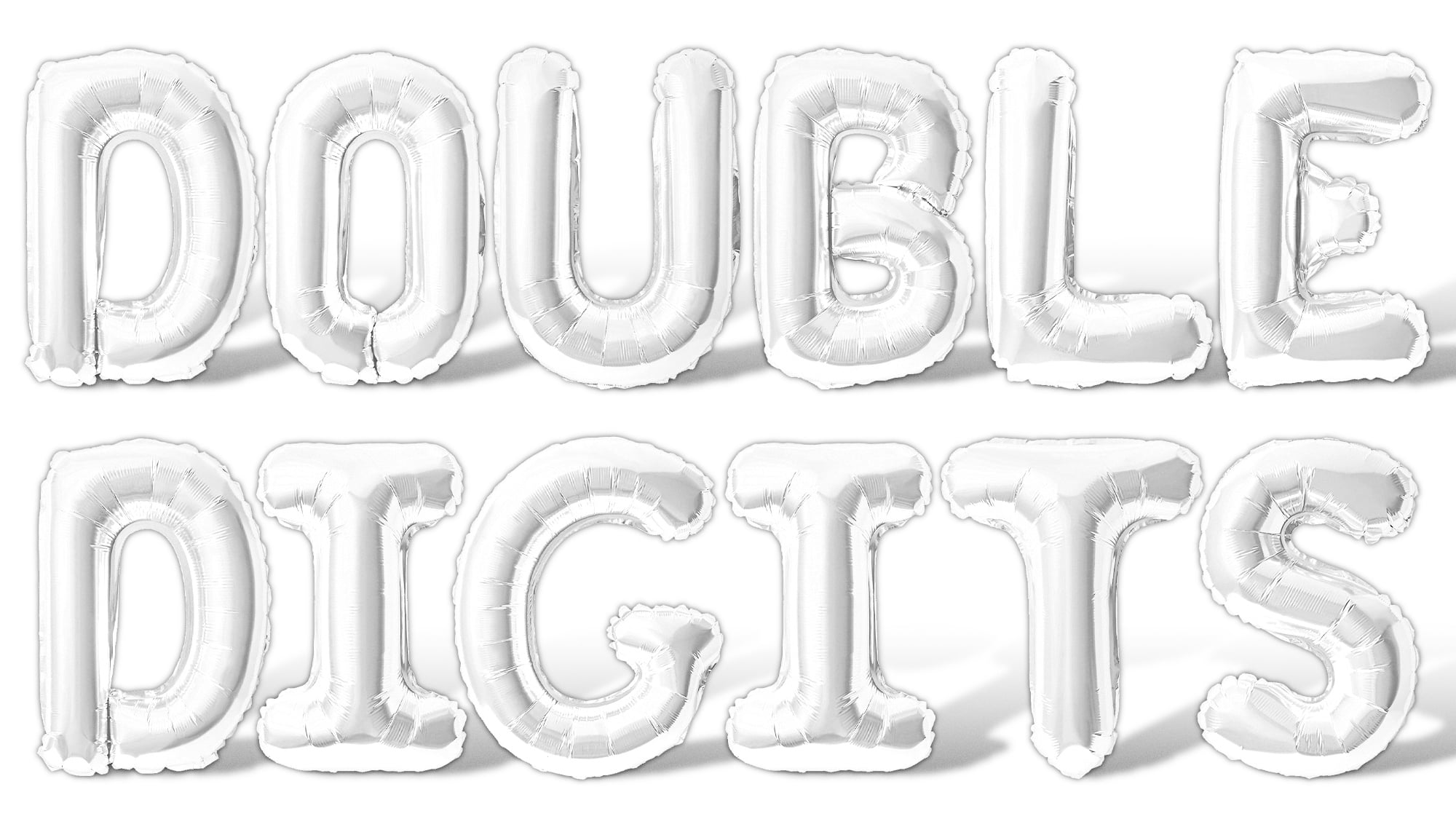 Letter Balloons - DOUBLE DIGITS 16" Inch Alphabet Letters Foil Mylar ...