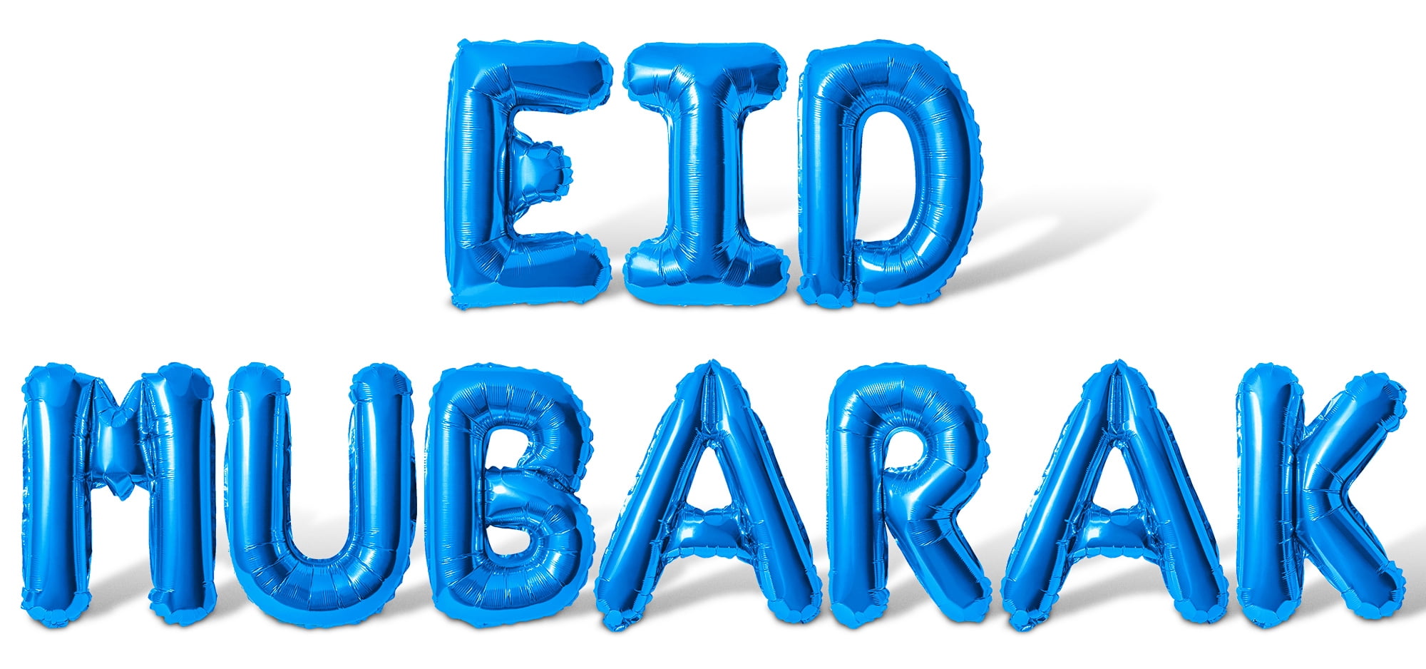 Letter Balloons - EID MUBARAK 16" Inch Alphabet Letters Foil Mylar ...