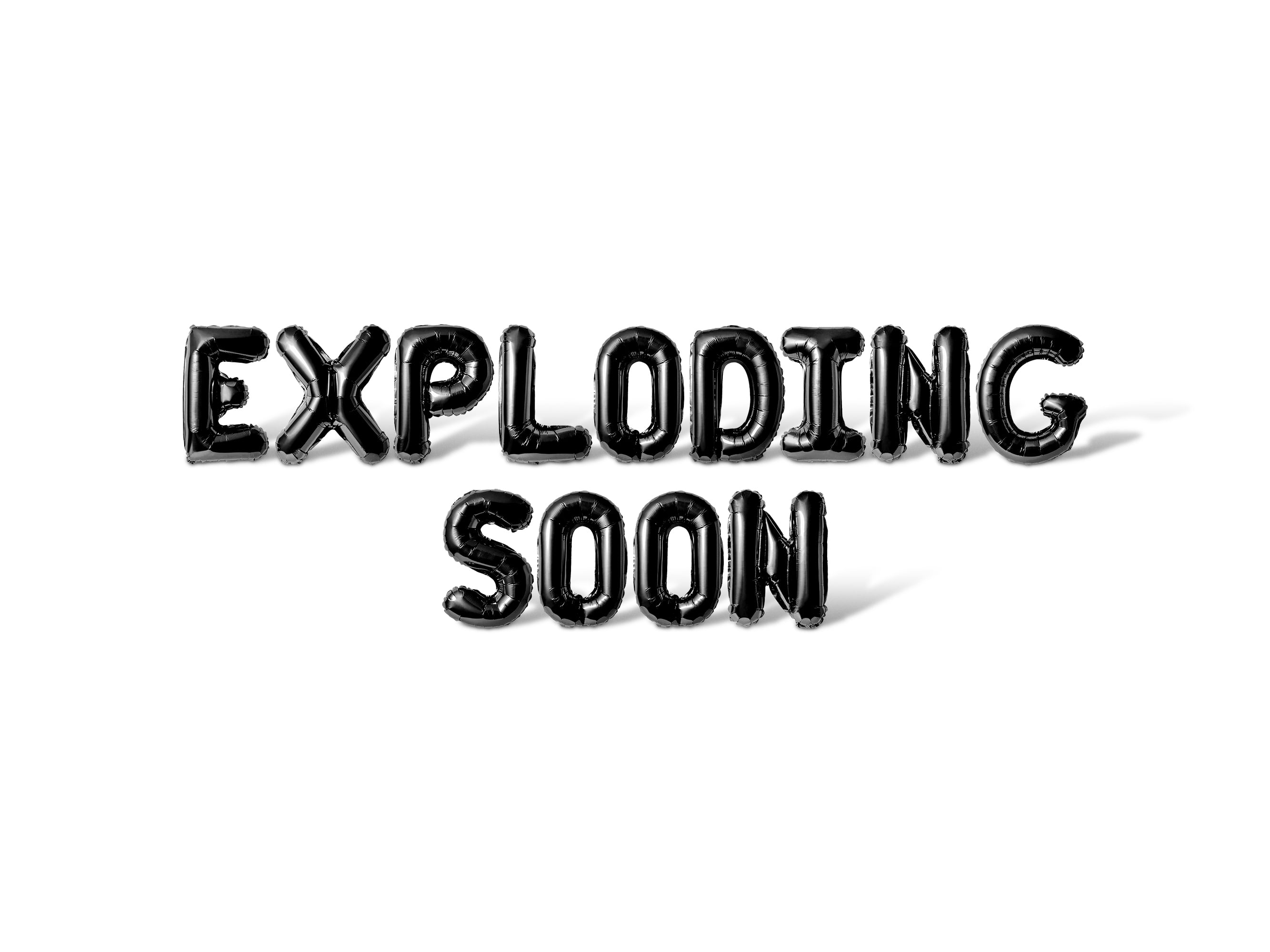 Letter Balloons - EXPLODING SOON 16" Inch Alphabet Letters Foil Mylar ...