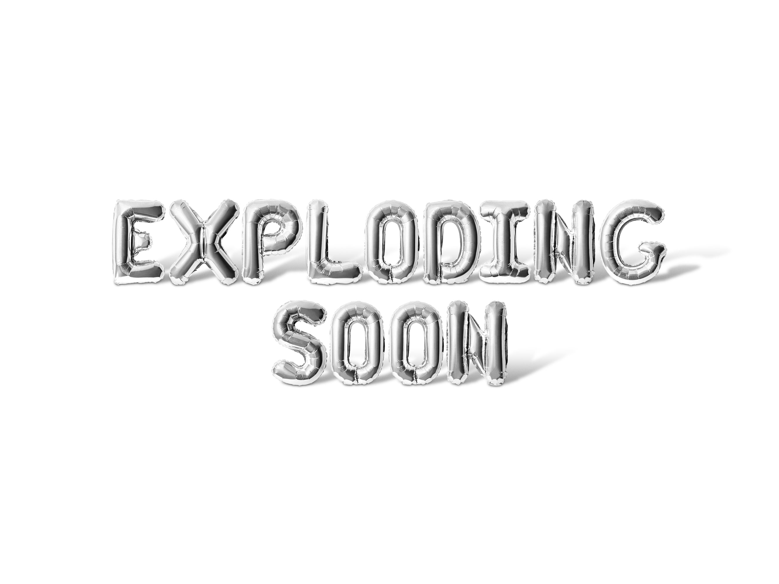 Letter Balloons - EXPLODING SOON 16" Inch Alphabet Letters Foil Mylar ...