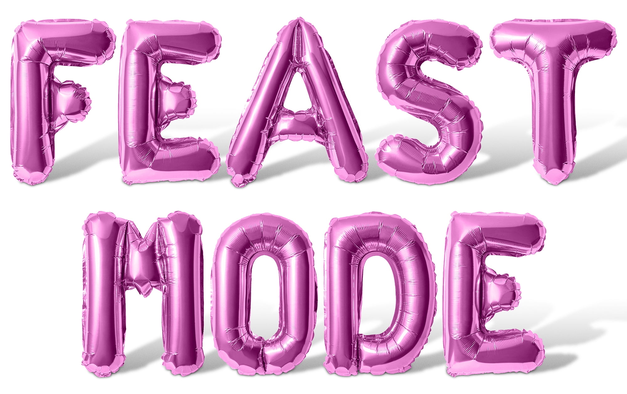 Letter Balloons - FEAST MODE 16" Inch Alphabet Letters Foil Mylar ...