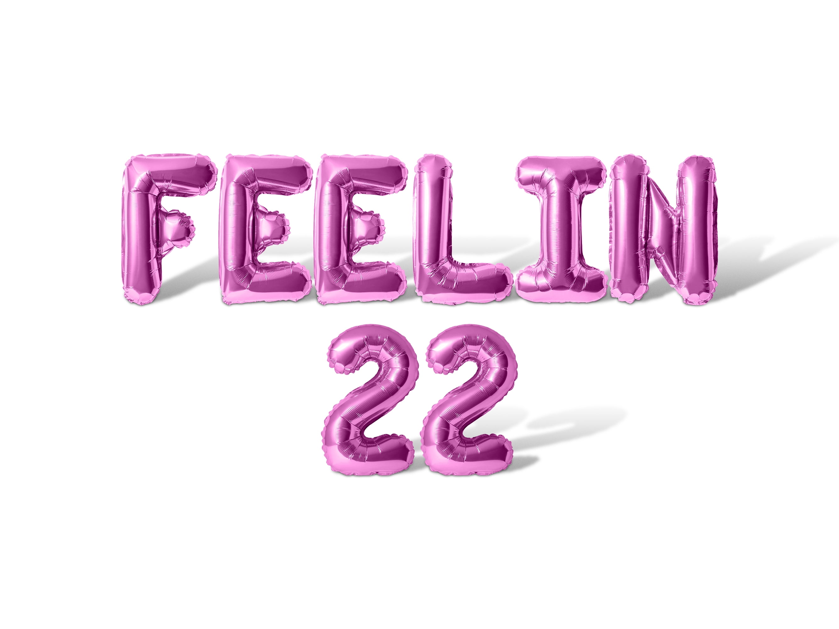 Letter Balloons - FEELIN 22 16" Inch Alphabet Letters Foil Mylar ...
